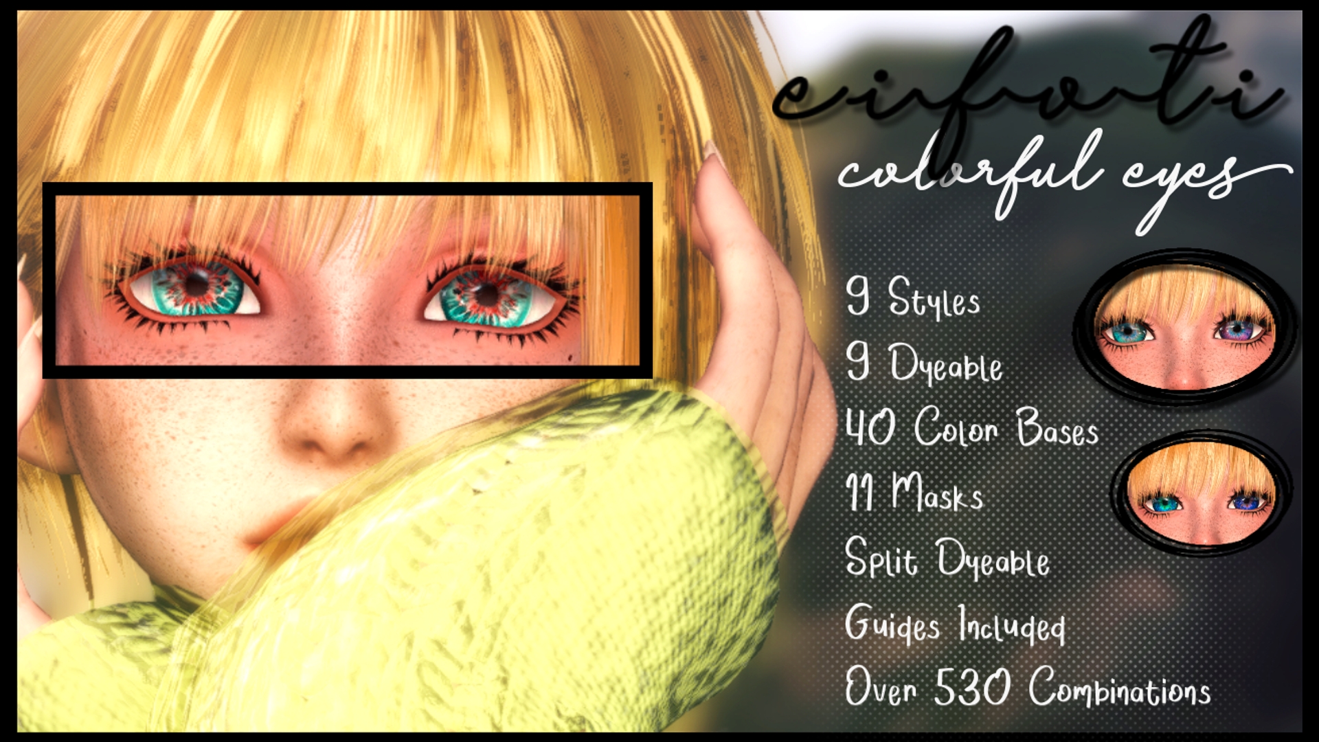 EIFOTI Colorful Eyes | XIV Mod Archive