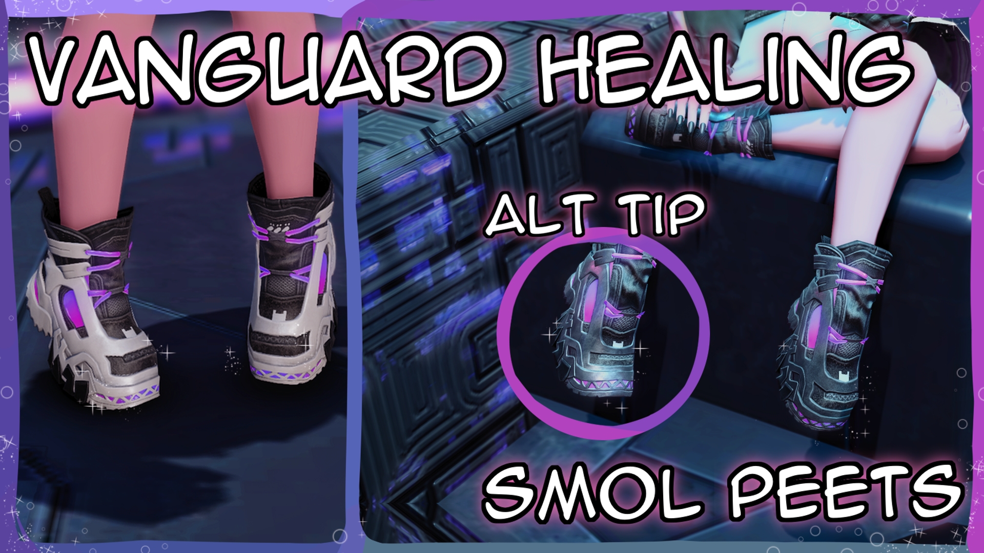 Smol Peets Vanguard Healing Shoes | XIV Mod Archive