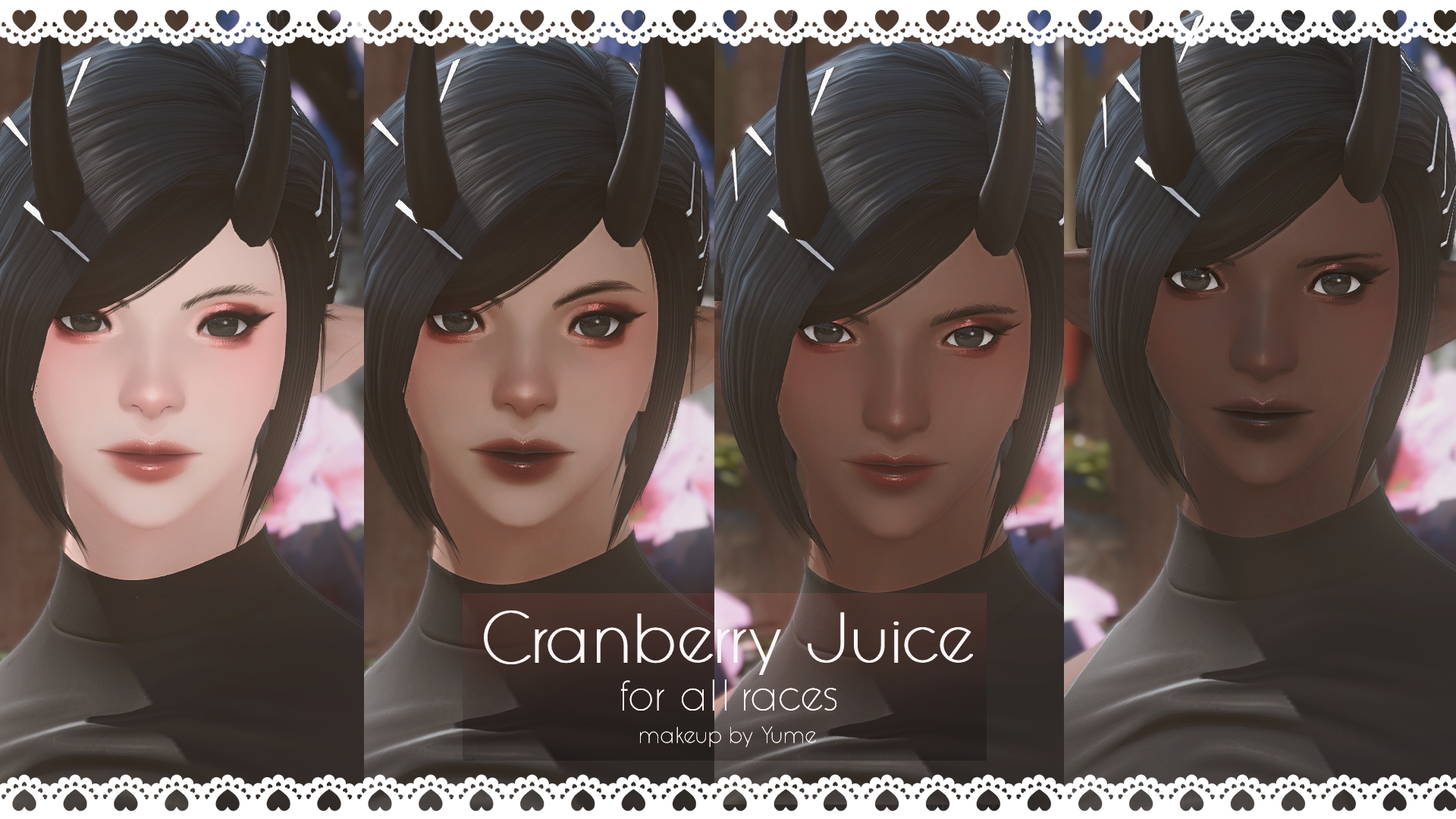 ୨୧ Yume - Cranberry Juice - Elezen | XIV Mod Archive