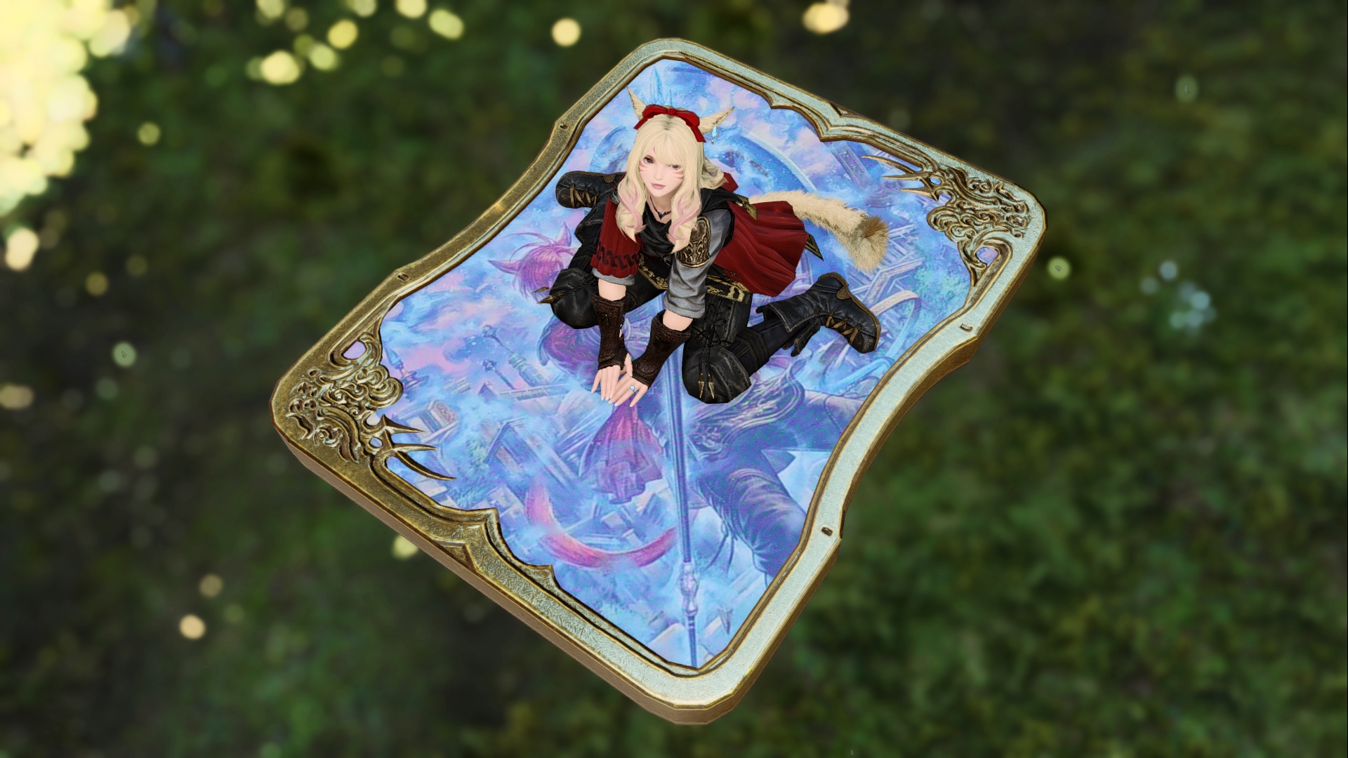 Magicked Holofoil G'raha Card | XIV Mod Archive