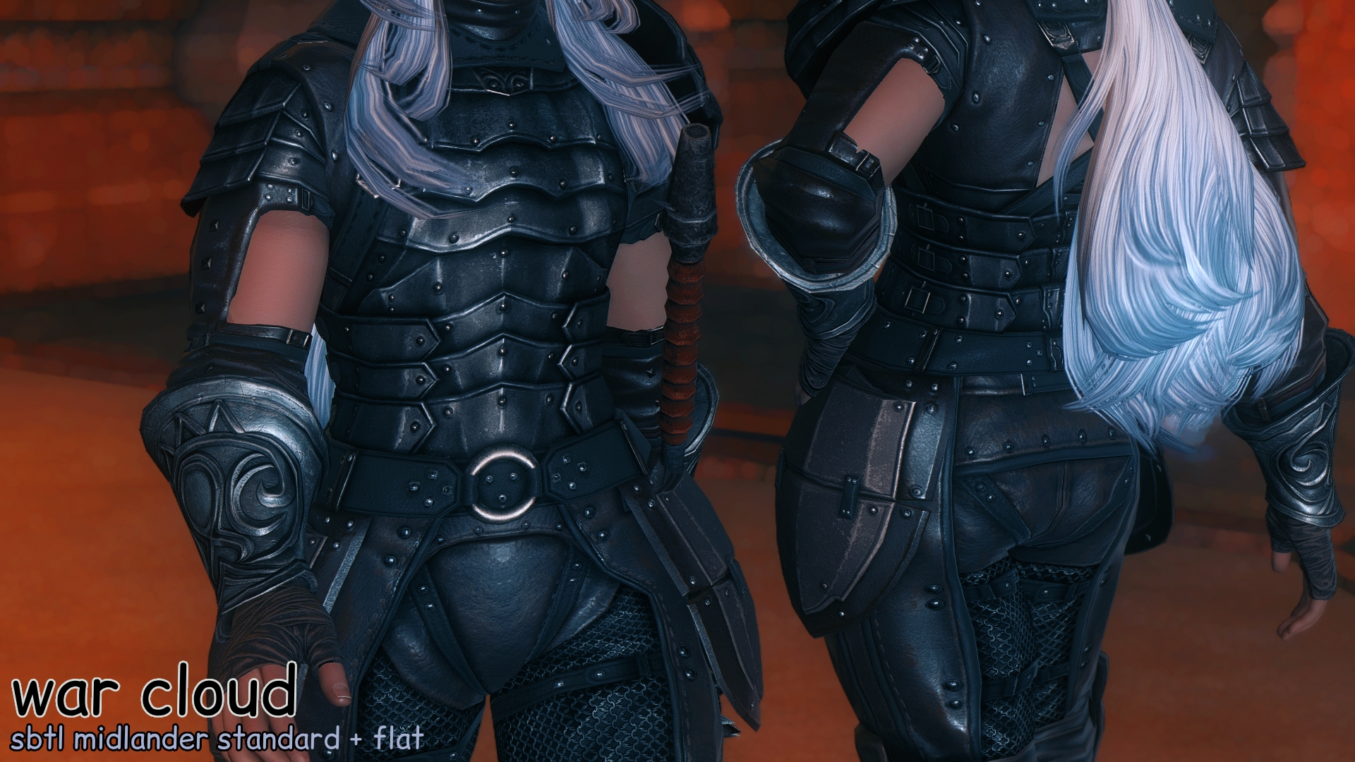 War Cloud Mail of Fending/Maiming for SBTL | XIV Mod Archive