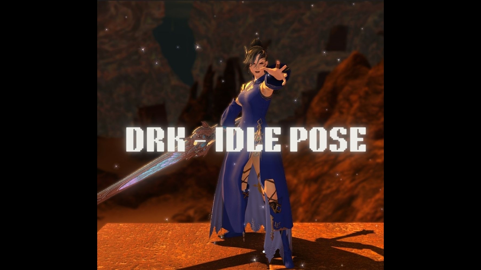 DRK - One handed Idle Pose | XIV Mod Archive