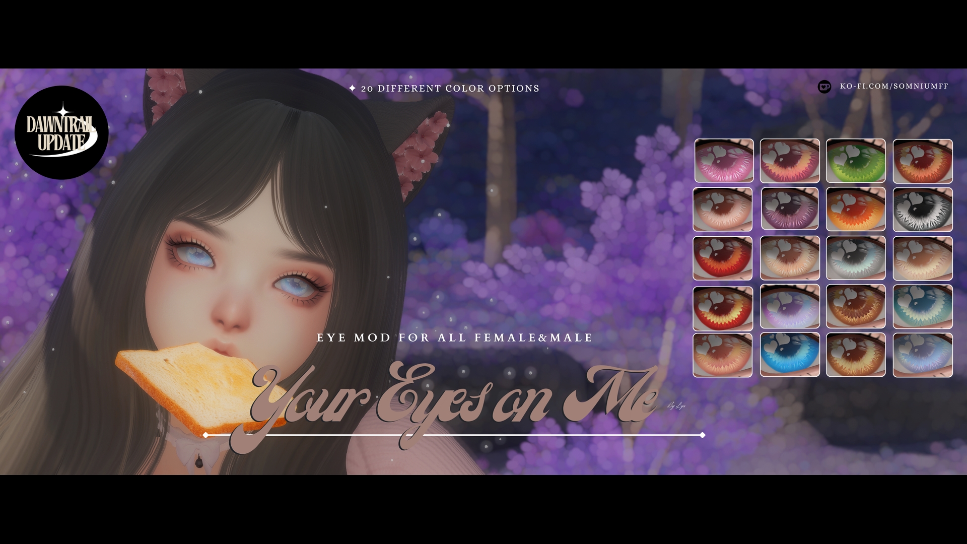 [Lys] Your Eyes on Me - Eye Mod - Female&Male [DT Update] | XIV Mod Archive