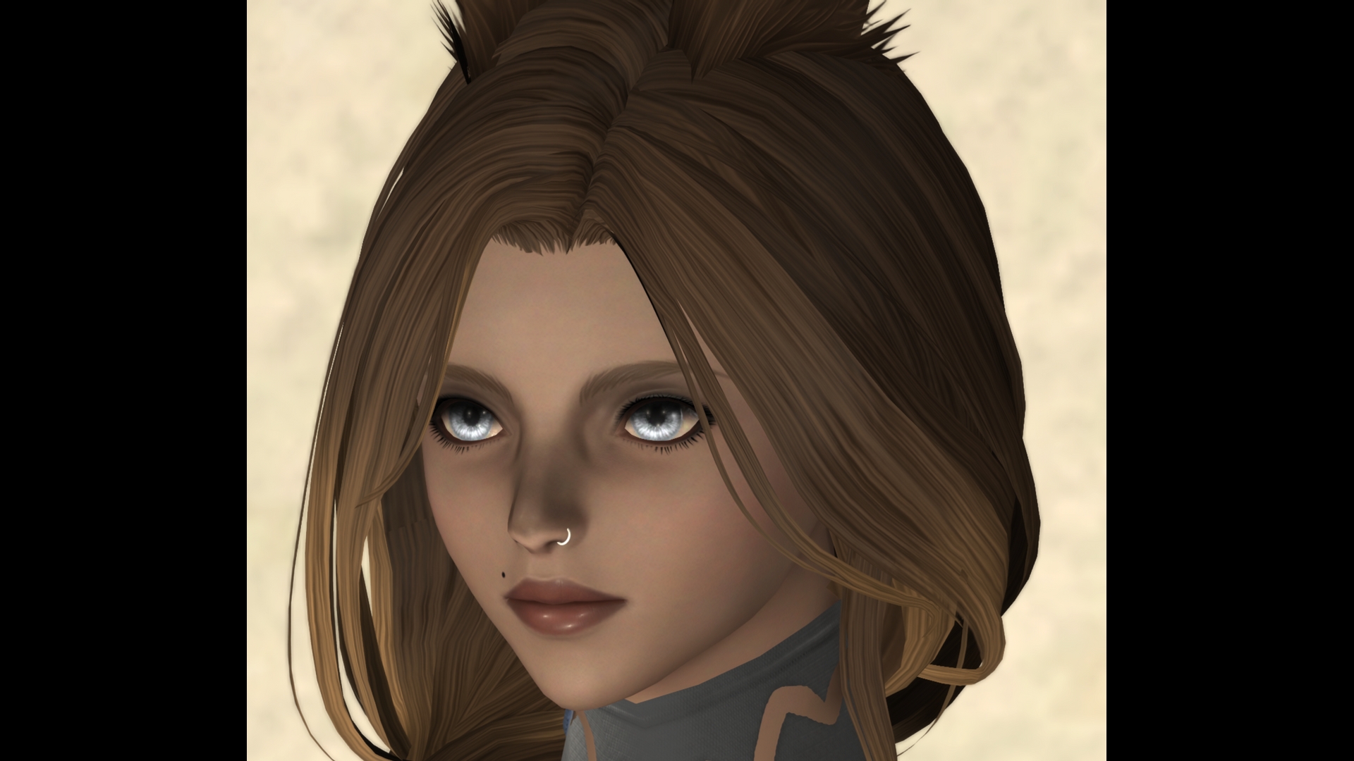 Simple nose piercing for female Viera | XIV Mod Archive