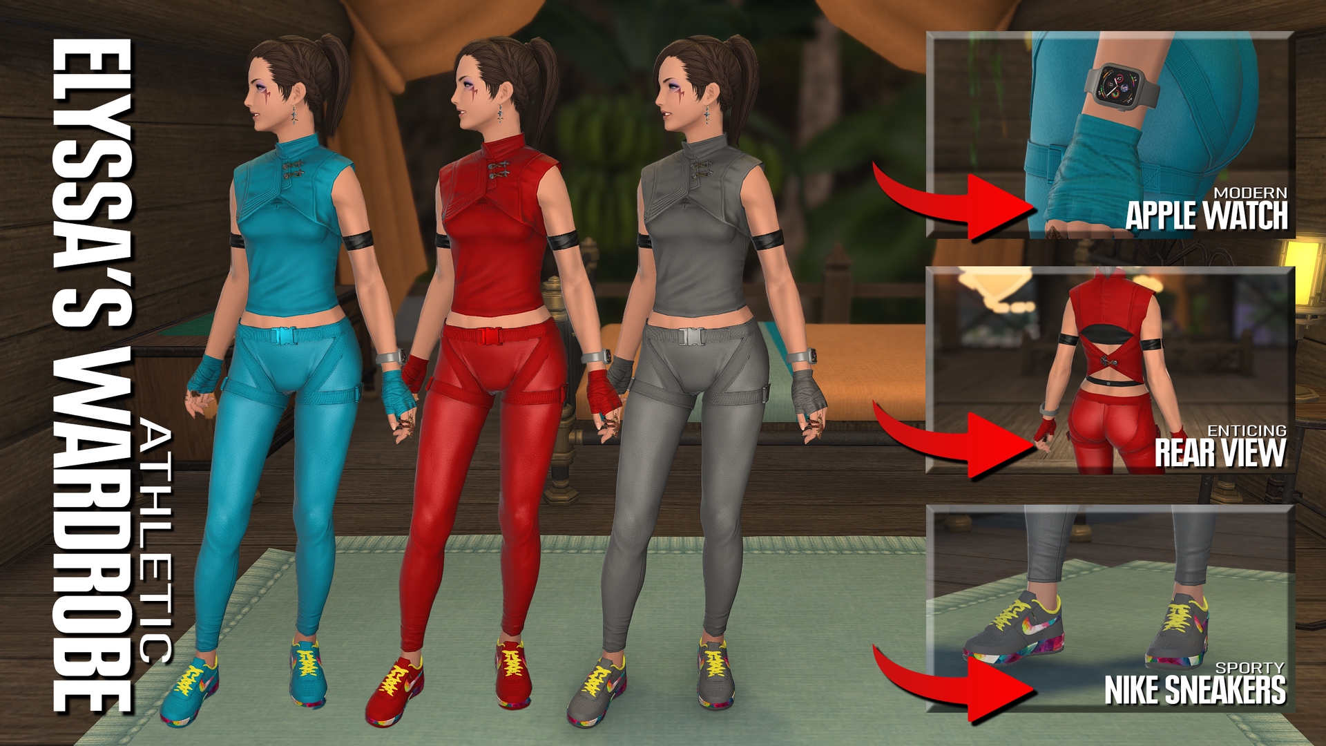Elyssa's Athletic Wardrobe | XIV Mod Archive