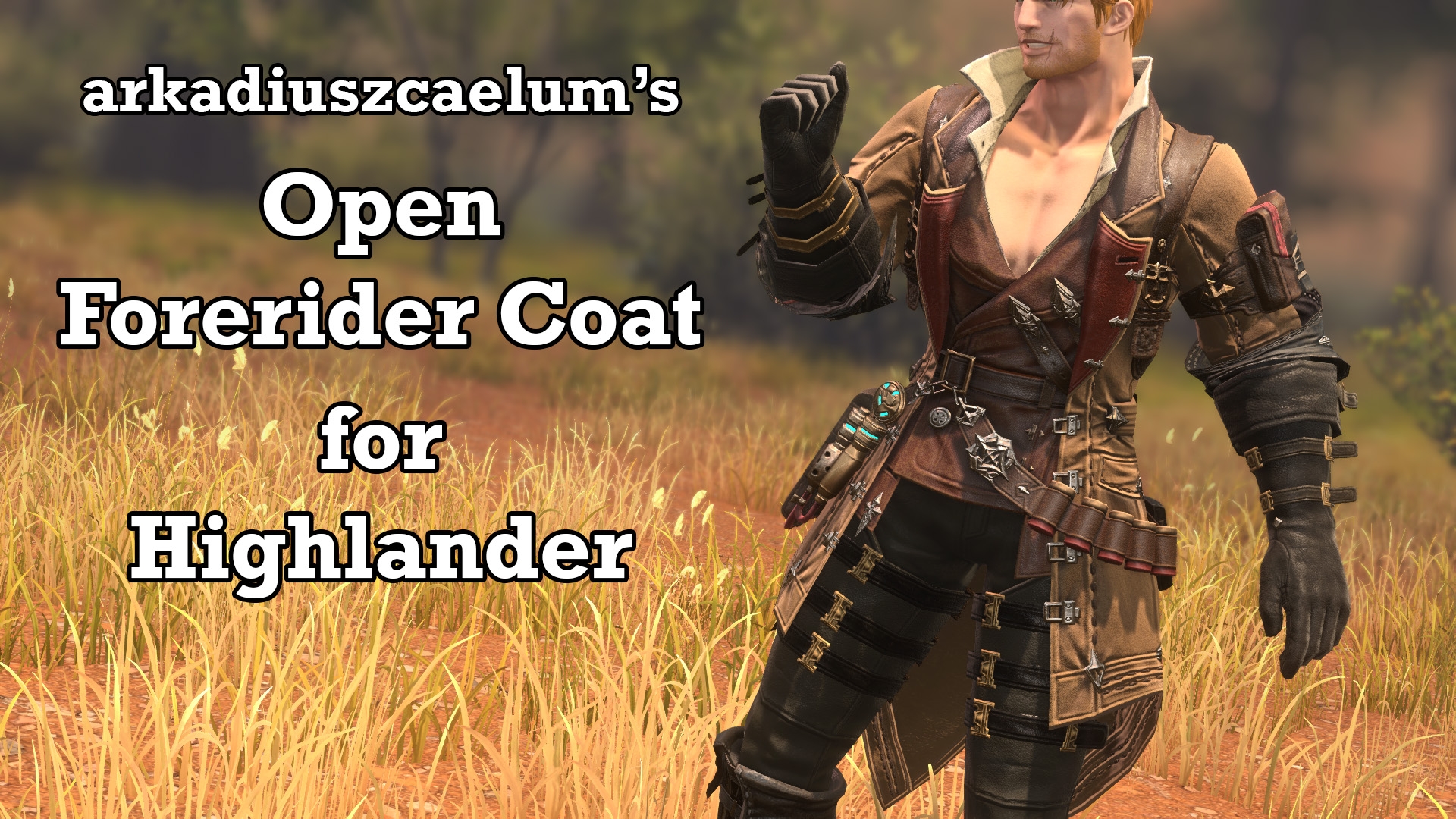 Open Forerider Coat for Highlander | XIV Mod Archive