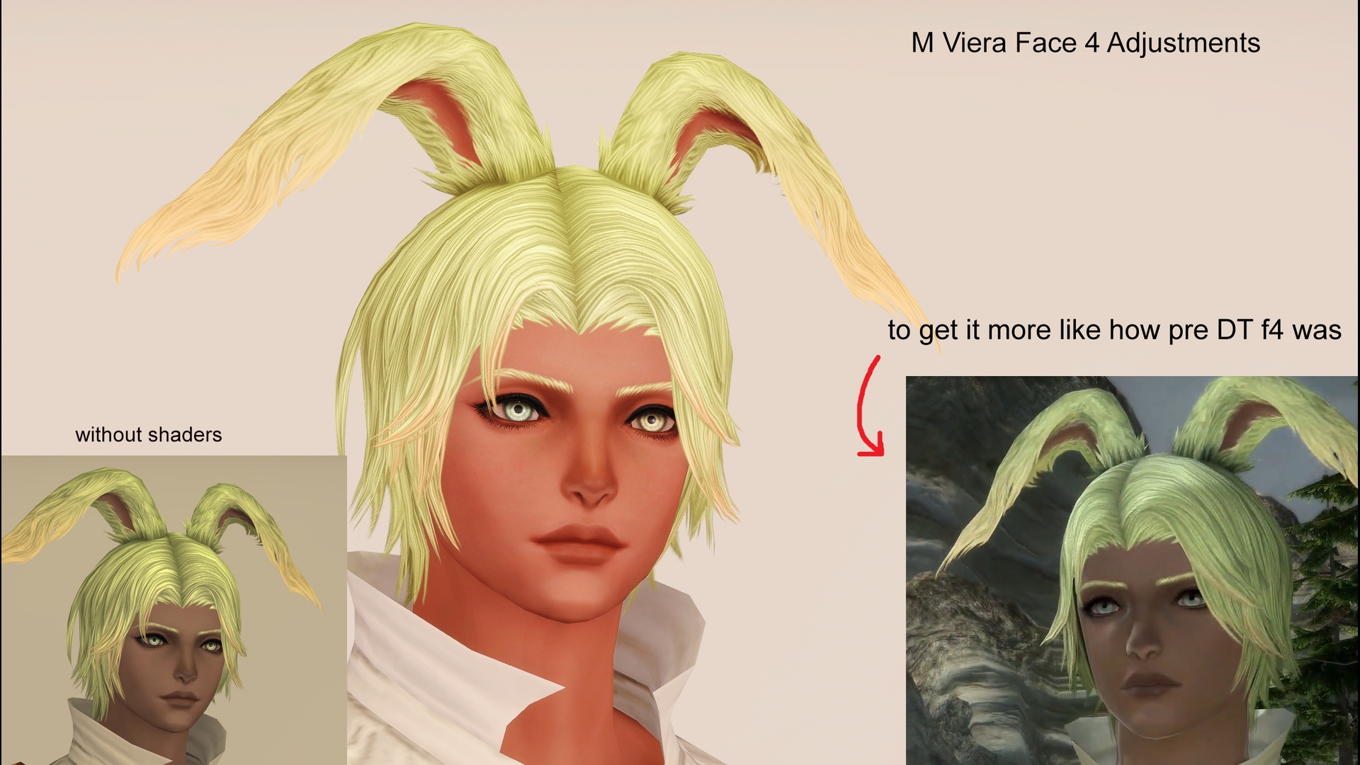 M Viera Face 4 Adjustments | XIV Mod Archive