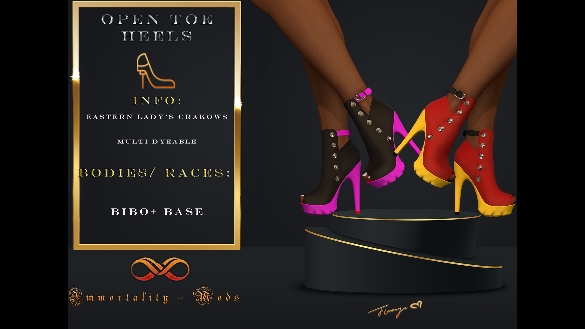 Open Toe Heels | XIV Mod Archive