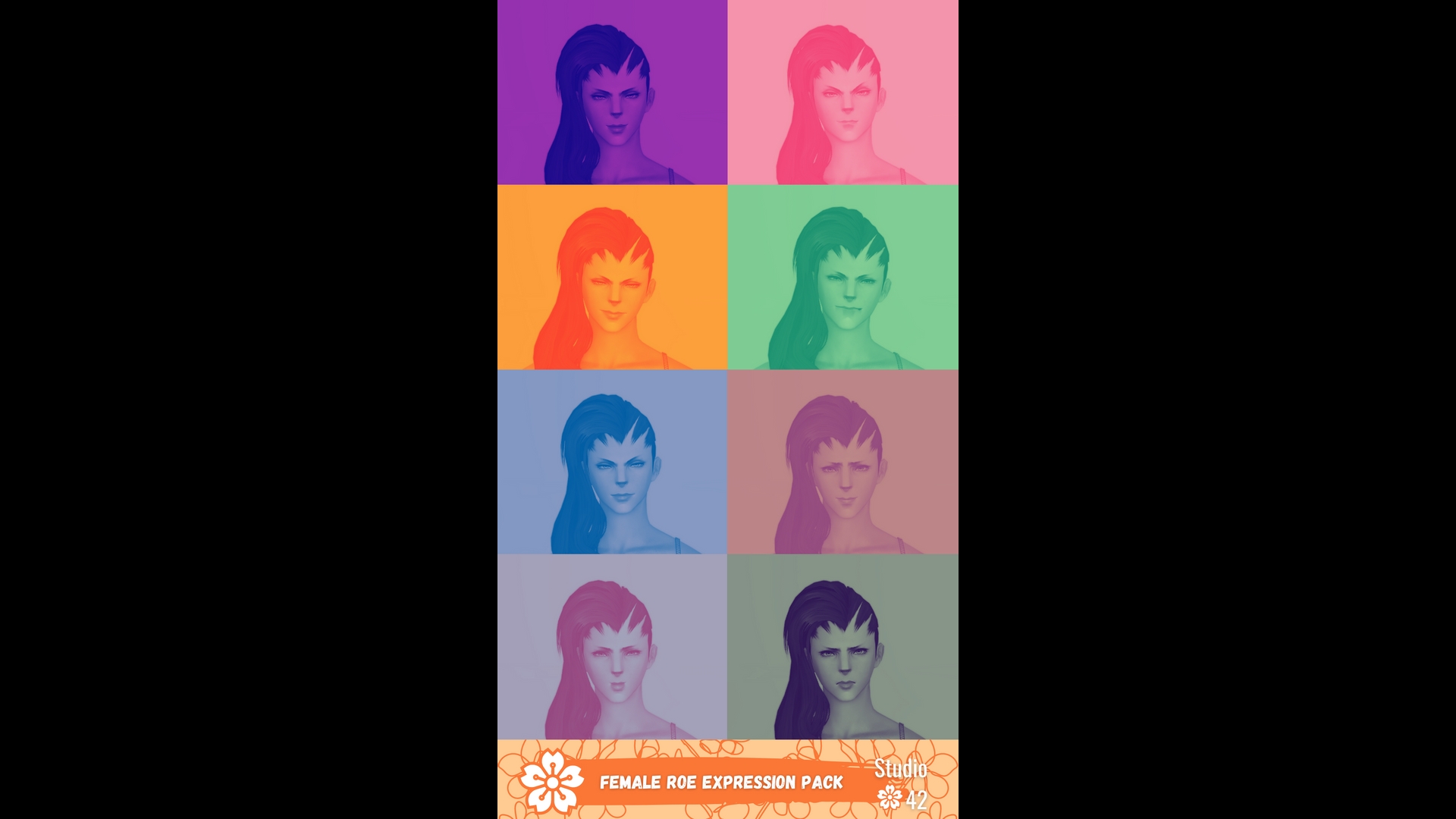 Female Roegadyn Expression Pack | XIV Mod Archive