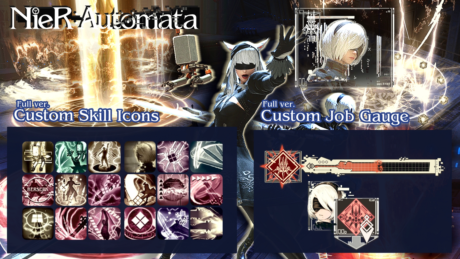[DRK - DT] DARK KNIGHT Nier Automata Skill VFX Overhaul REMAKE - Trial ...
