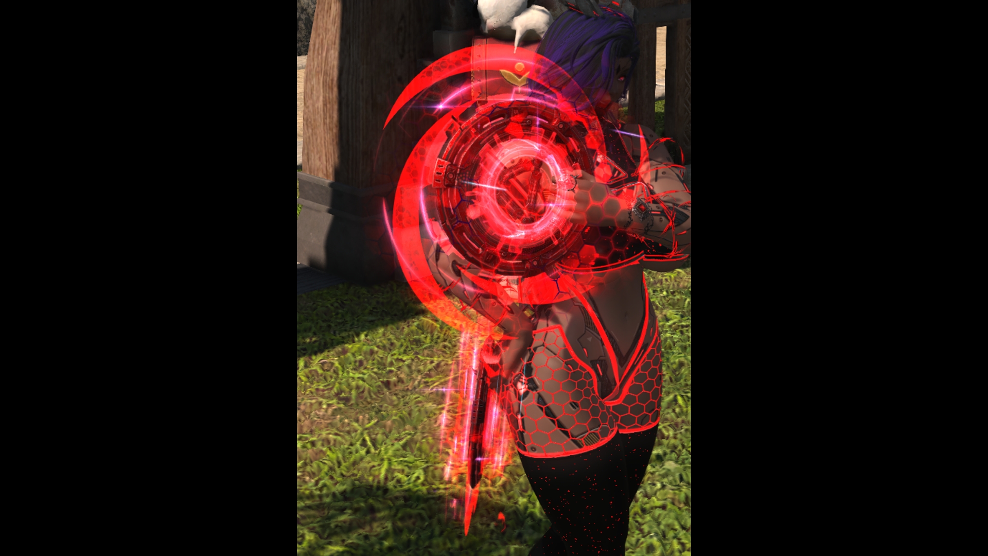Red Mandervillous Chakrams | XIV Mod Archive