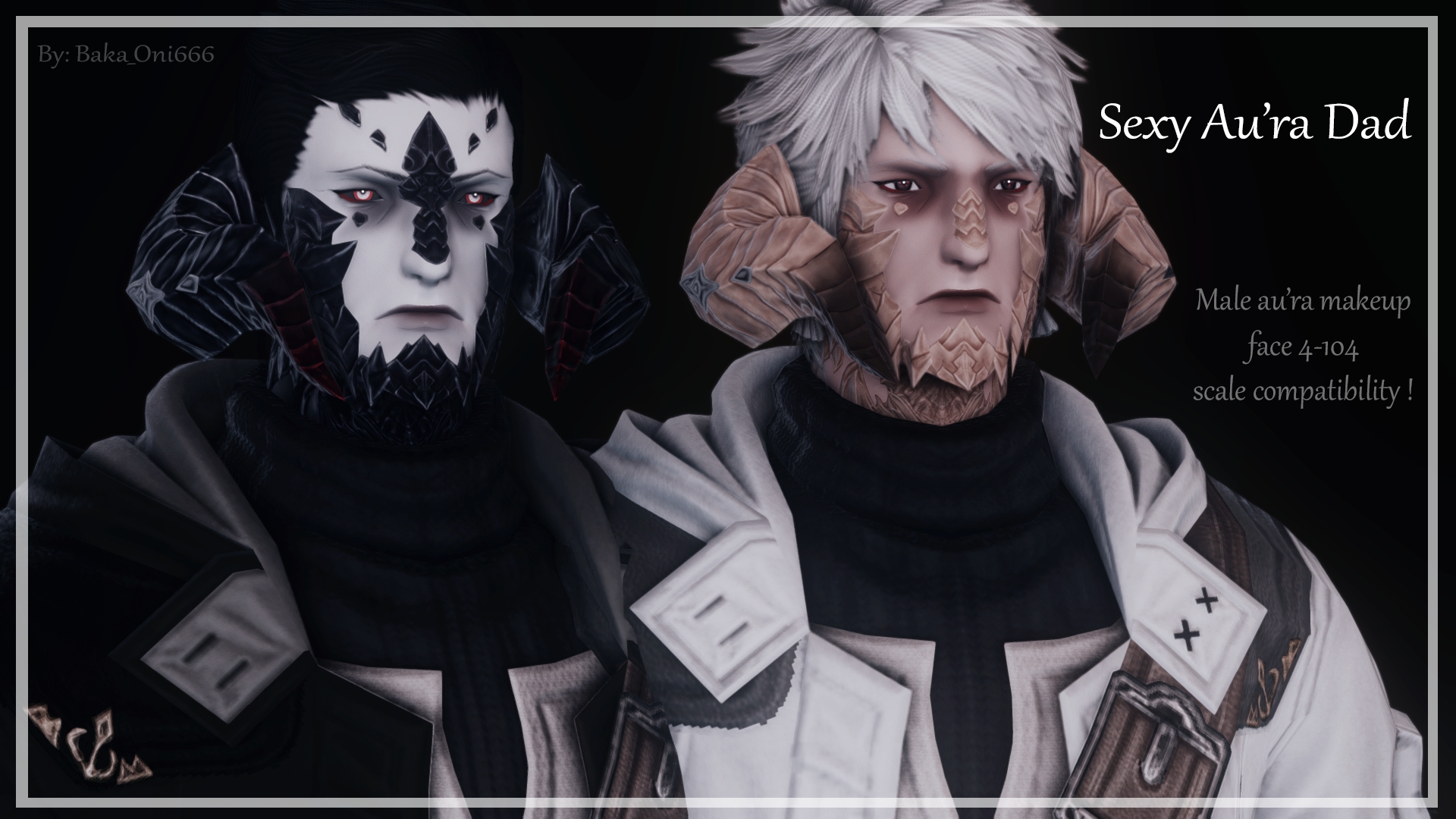 Sexy Au'ra Dad Makeup | XIV Mod Archive