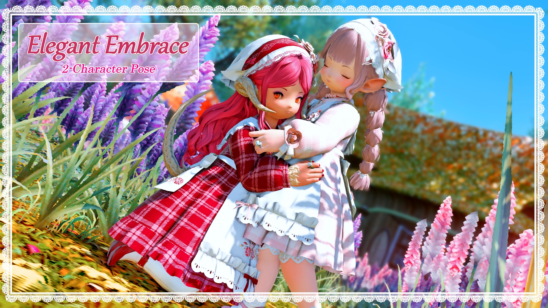 [ Elegant Embrace ] Pose Pack | XIV Mod Archive