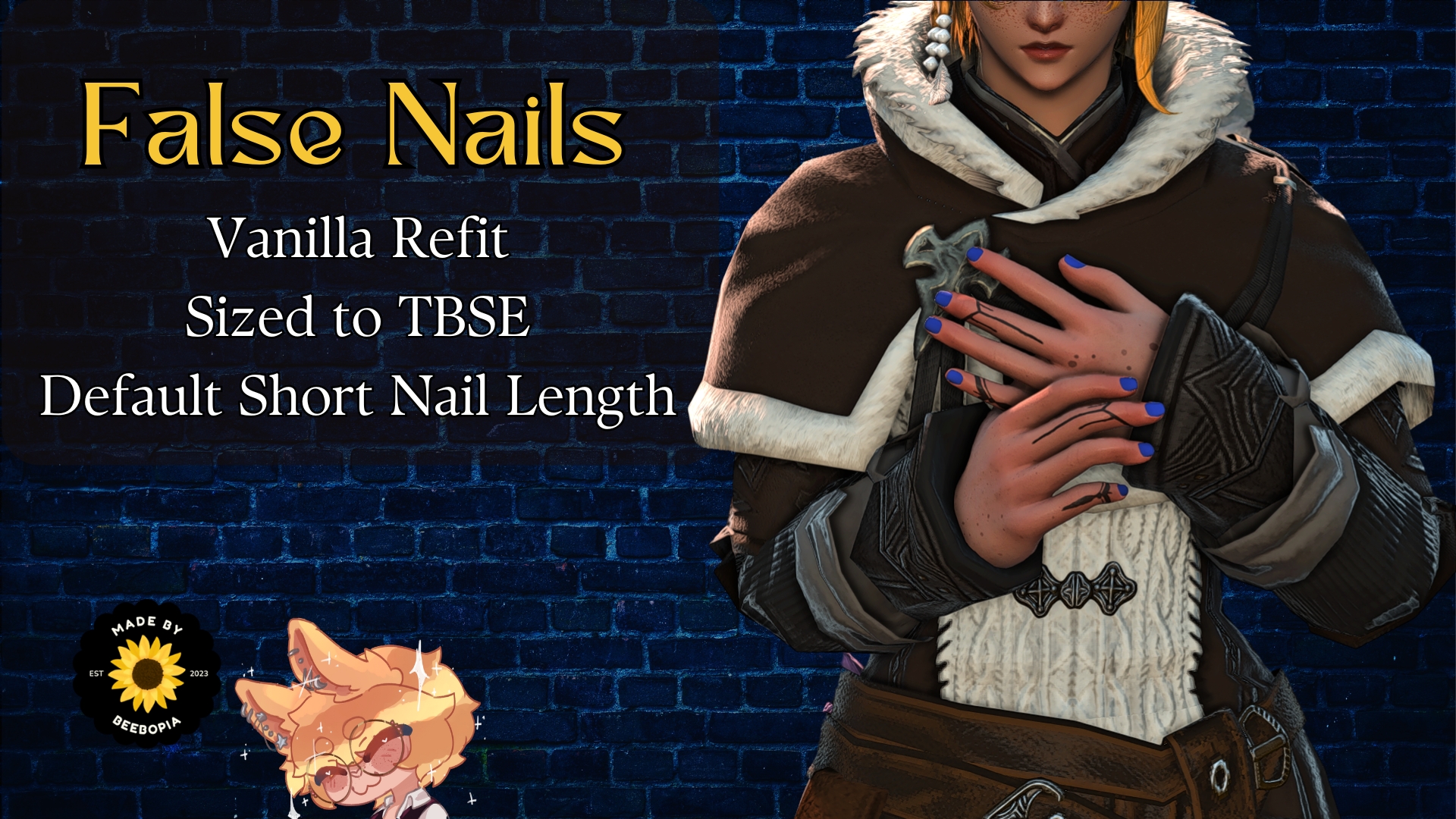 False Nails for TBSE (Default Nail Length) | XIV Mod Archive