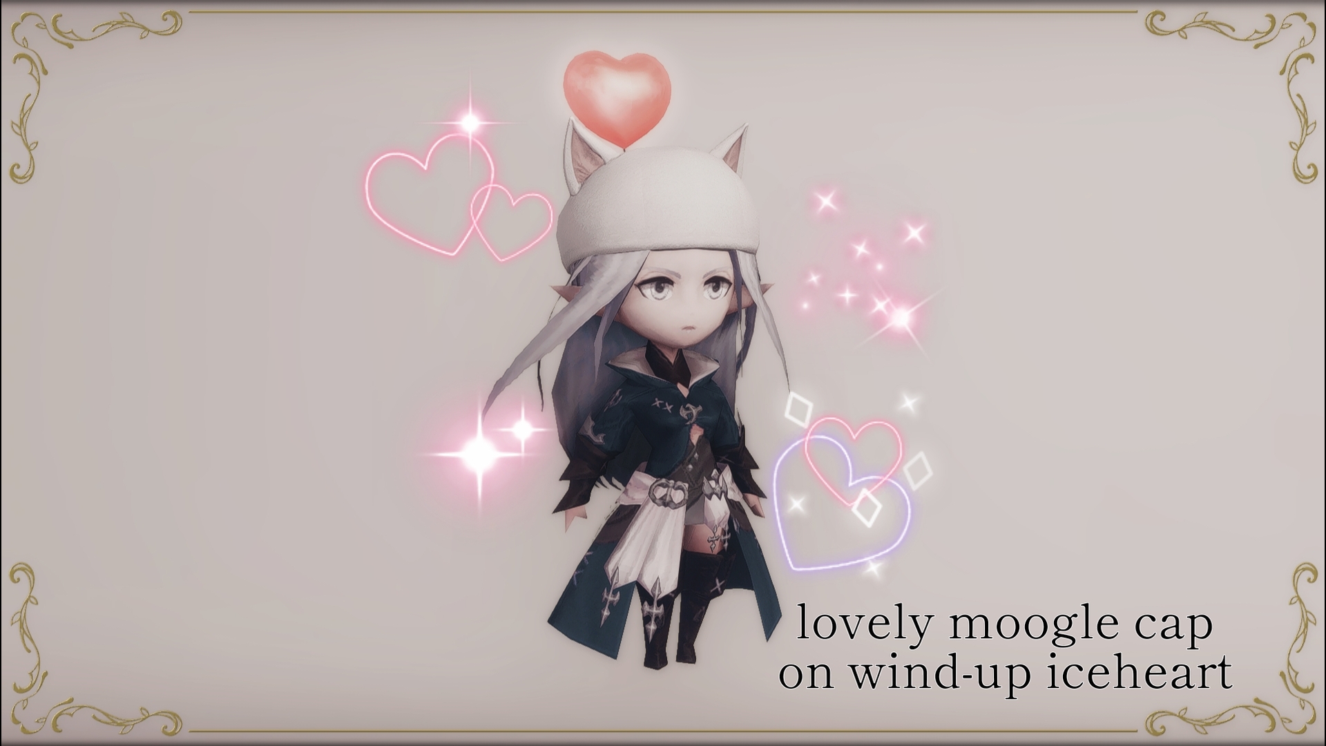 lovely moogle cap wind-up iceheart | XIV Mod Archive