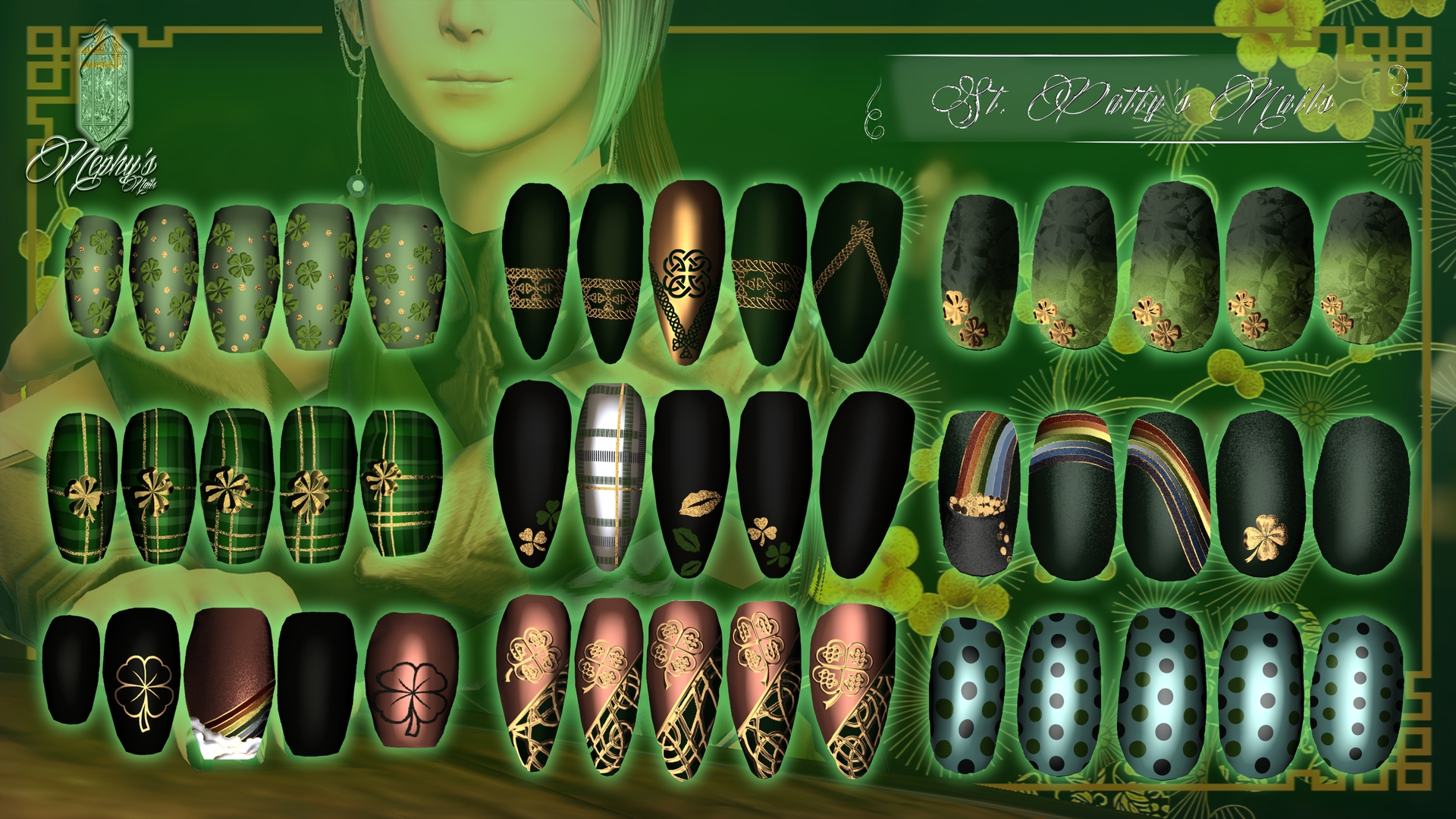 St. Patty's Nails [Gen3] | XIV Mod Archive
