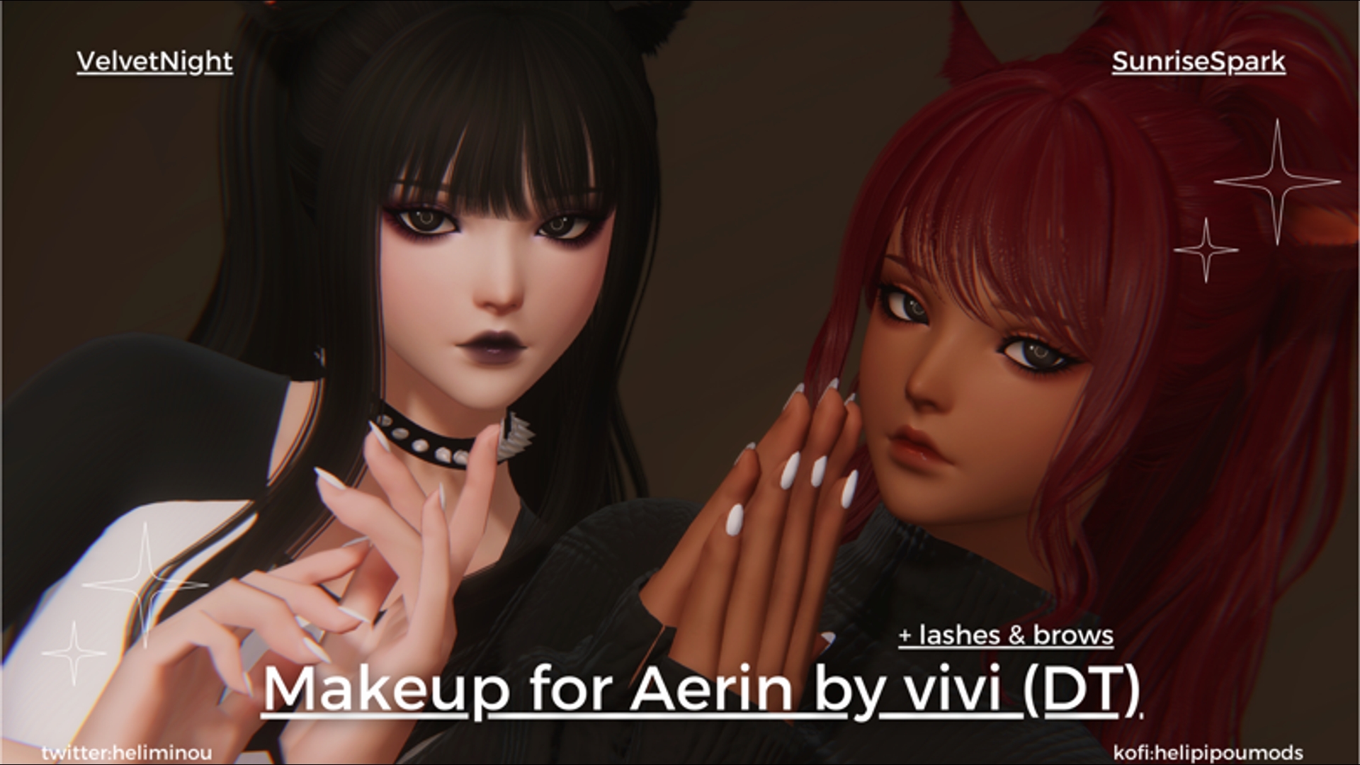 Velvet Night & Sunrise Spark Makeup | XIV Mod Archive