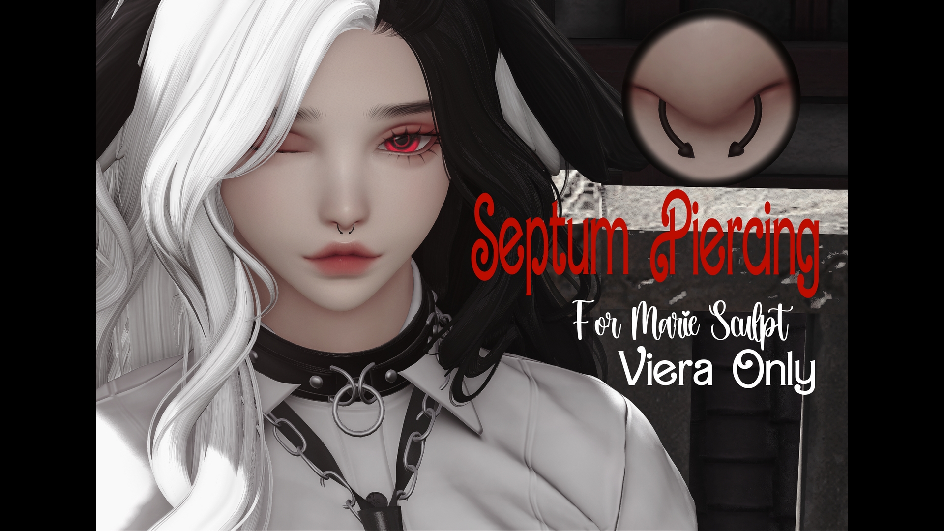 Septum Piercing for Marie Sculpt | XIV Mod Archive