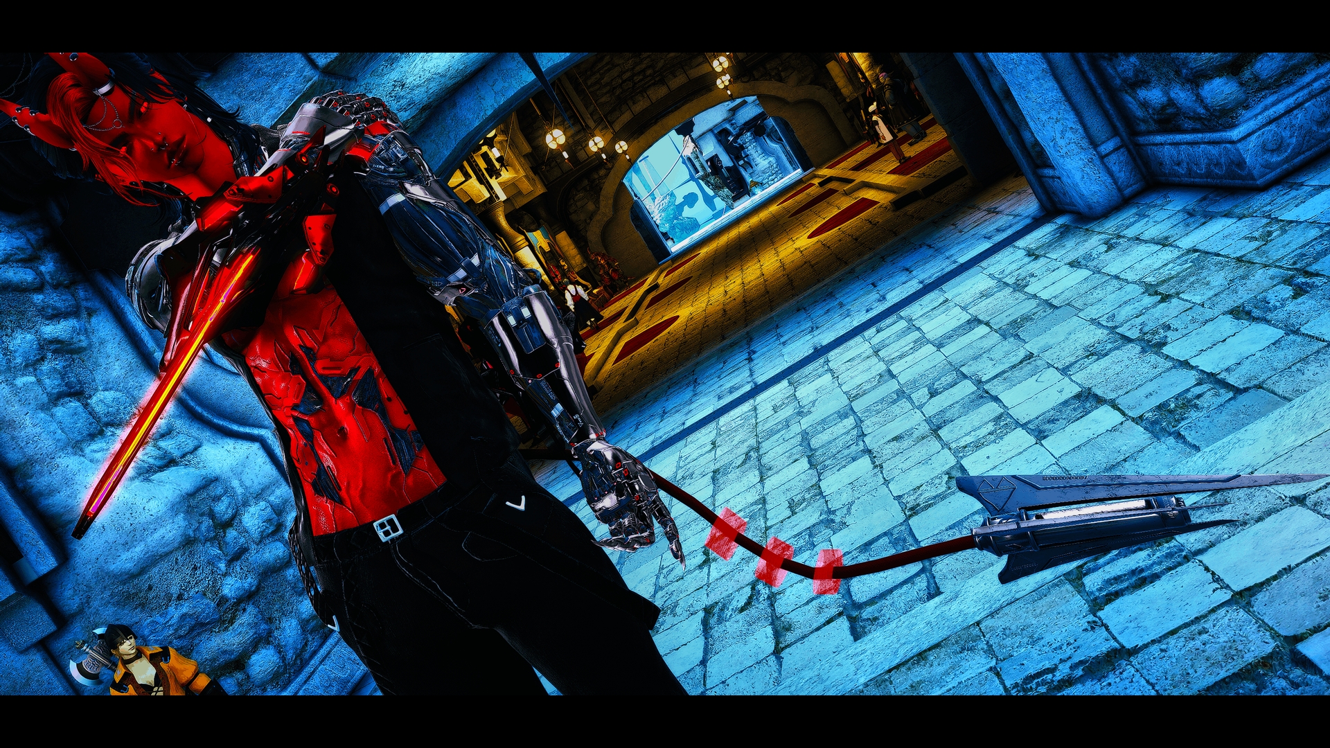 DevilTech Tail - Miqote Edition | XIV Mod Archive