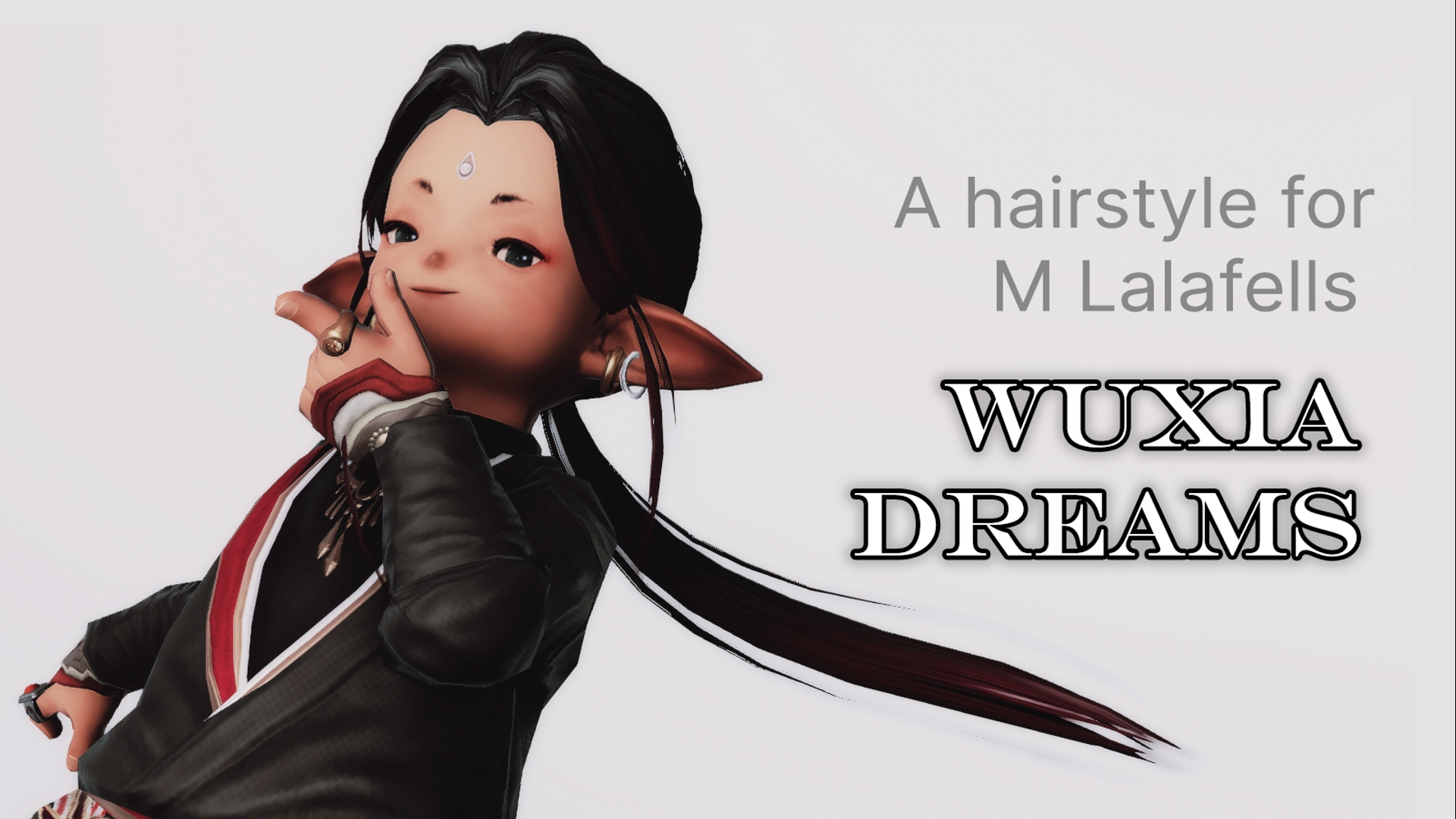 Wuxia Dreams - Hair for M Lalafell | XIV Mod Archive