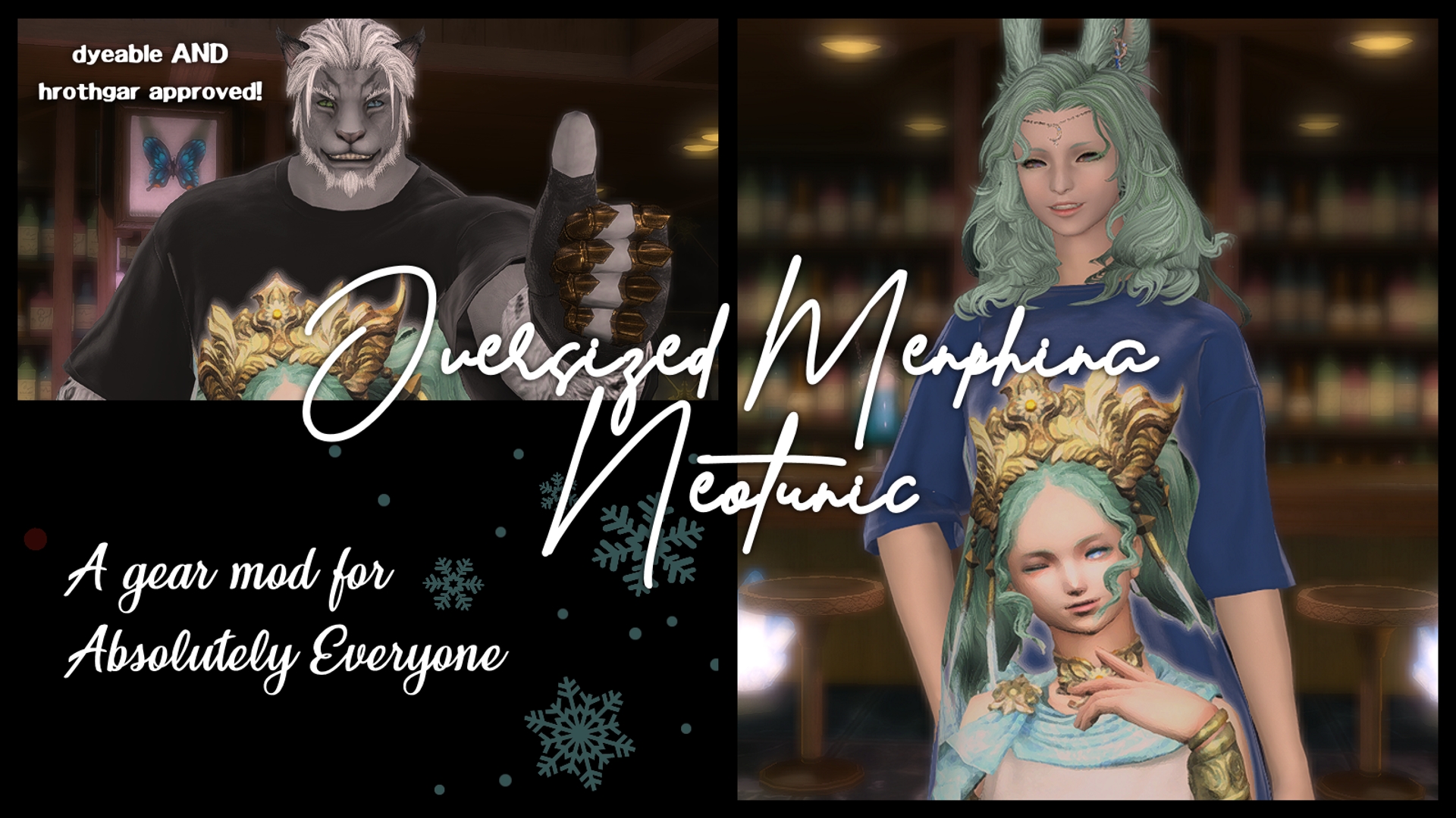 Oversized Menphina Neotunic for All | XIV Mod Archive