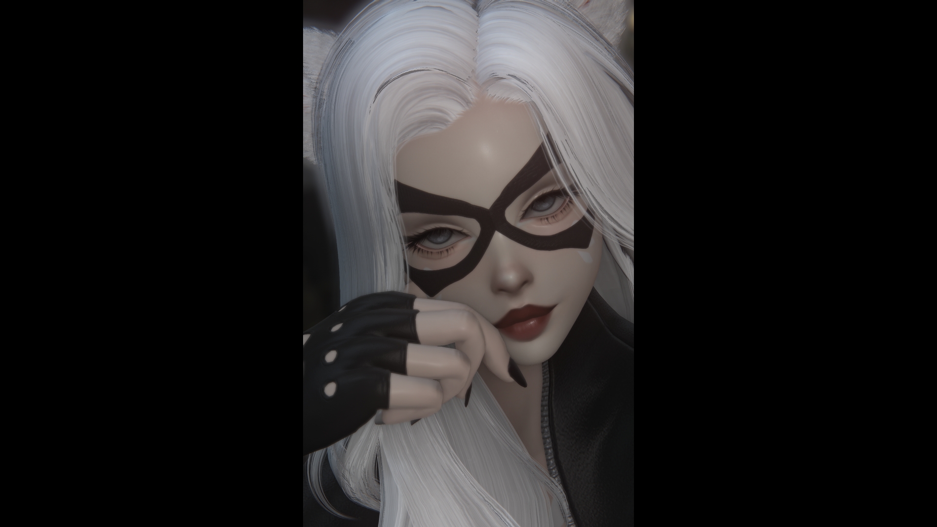 Black Cat mask (Vanilla face compat.) | XIV Mod Archive