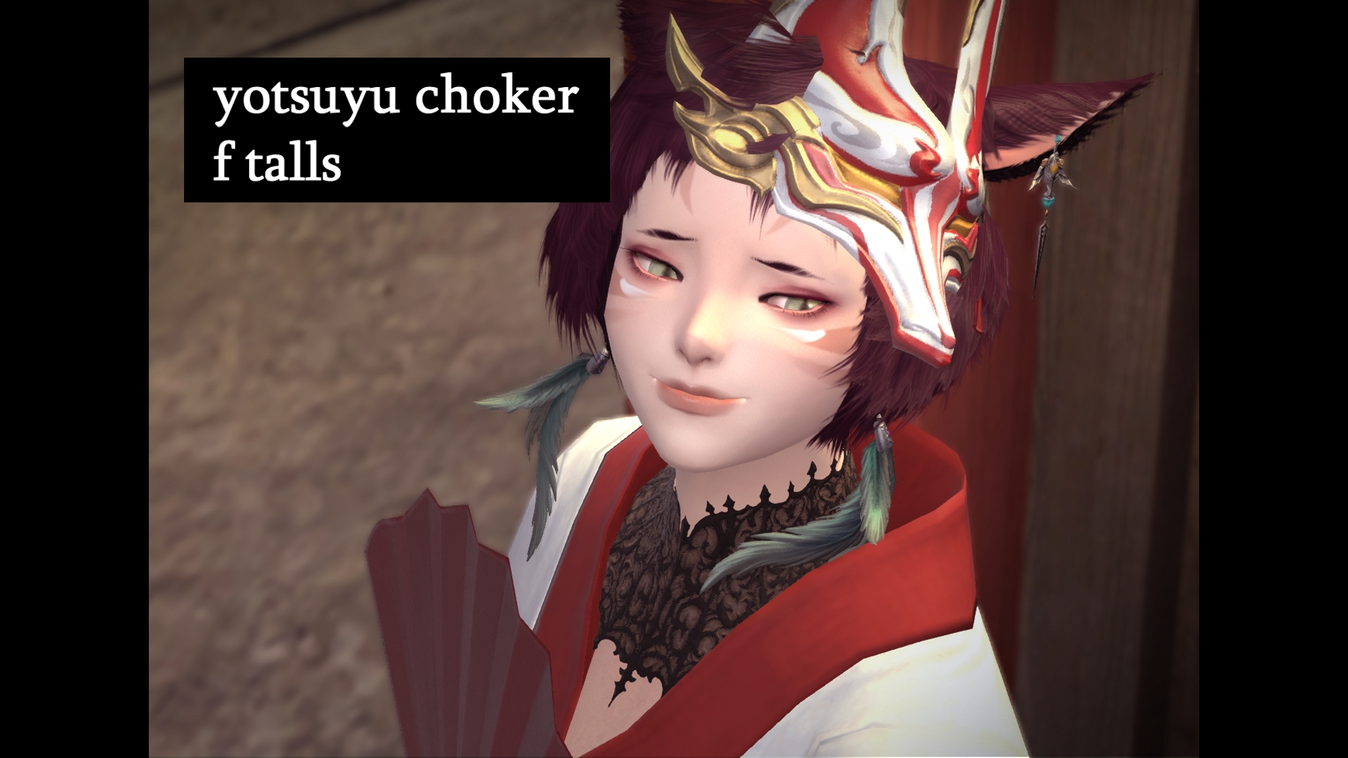 yotsuyu choker on a necklace | XIV Mod Archive