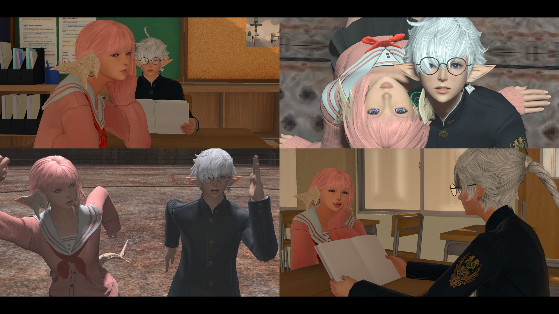 DanDaDan Gpose pack | XIV Mod Archive