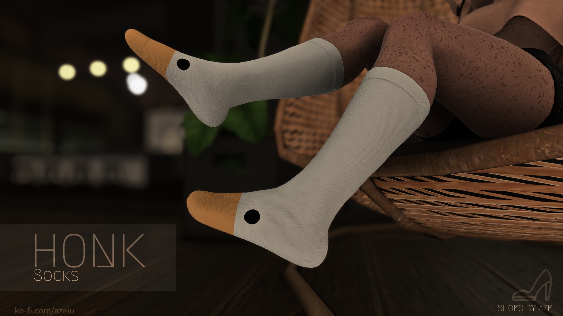 [aze] HONK - Socks | XIV Mod Archive