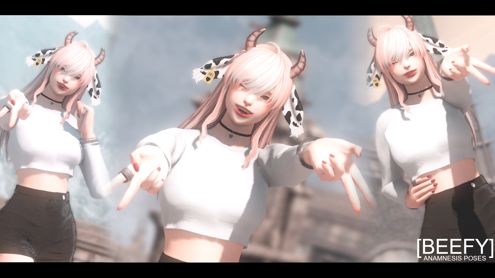 [BEEFY] Peace Pose Pack | XIV Mod Archive