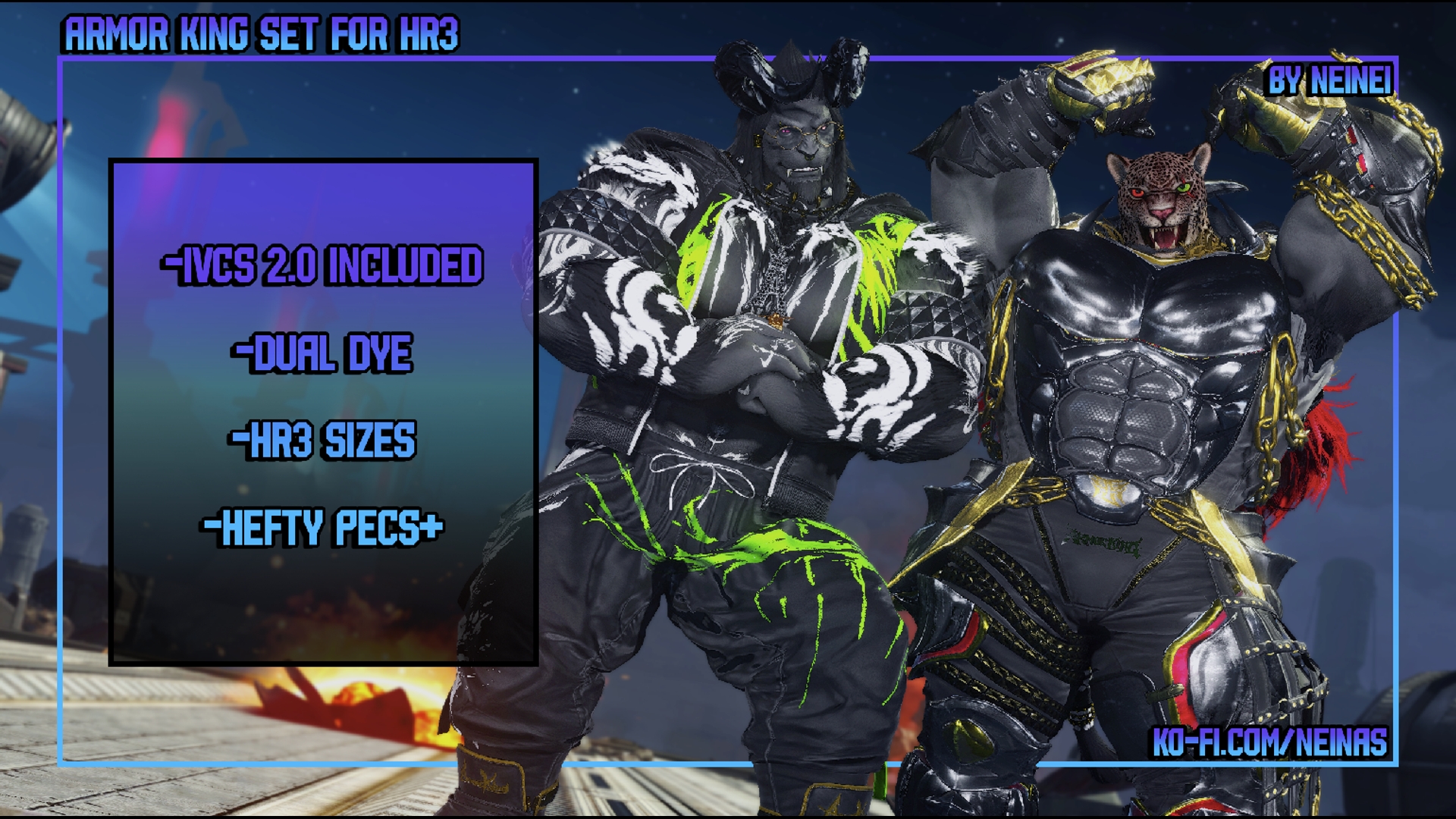 Armor King Set for HR3 | XIV Mod Archive