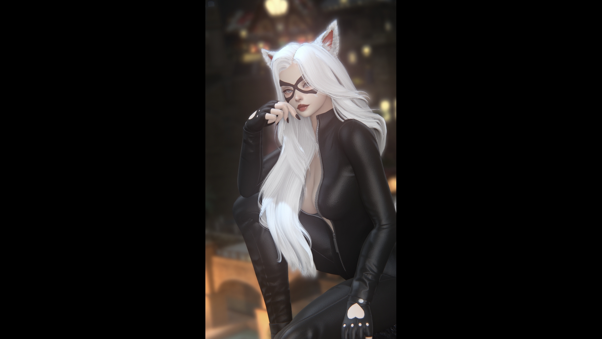 Black Cat mask (Vanilla face compat.) | XIV Mod Archive