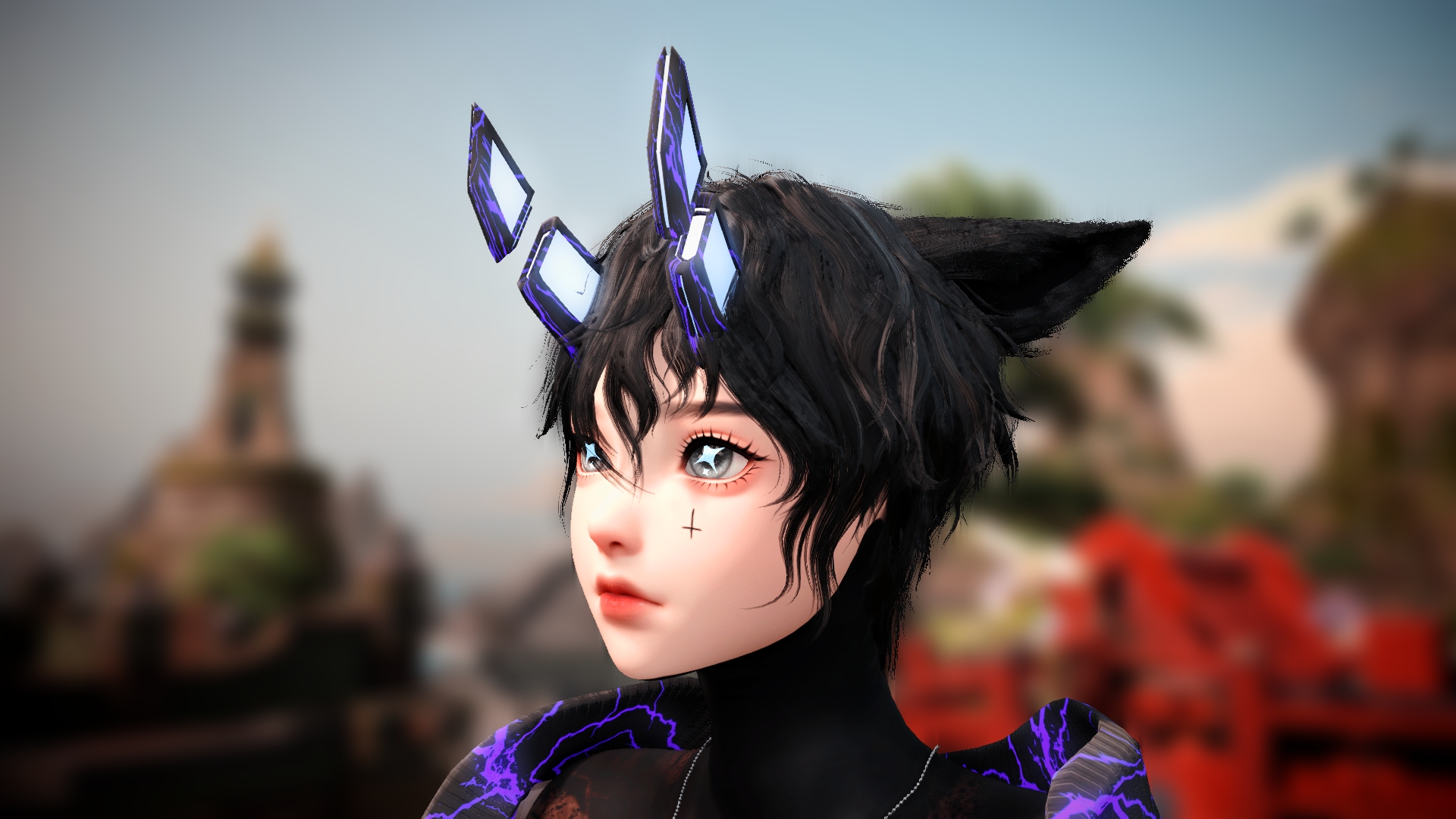 Animated Cyber Horns | XIV Mod Archive