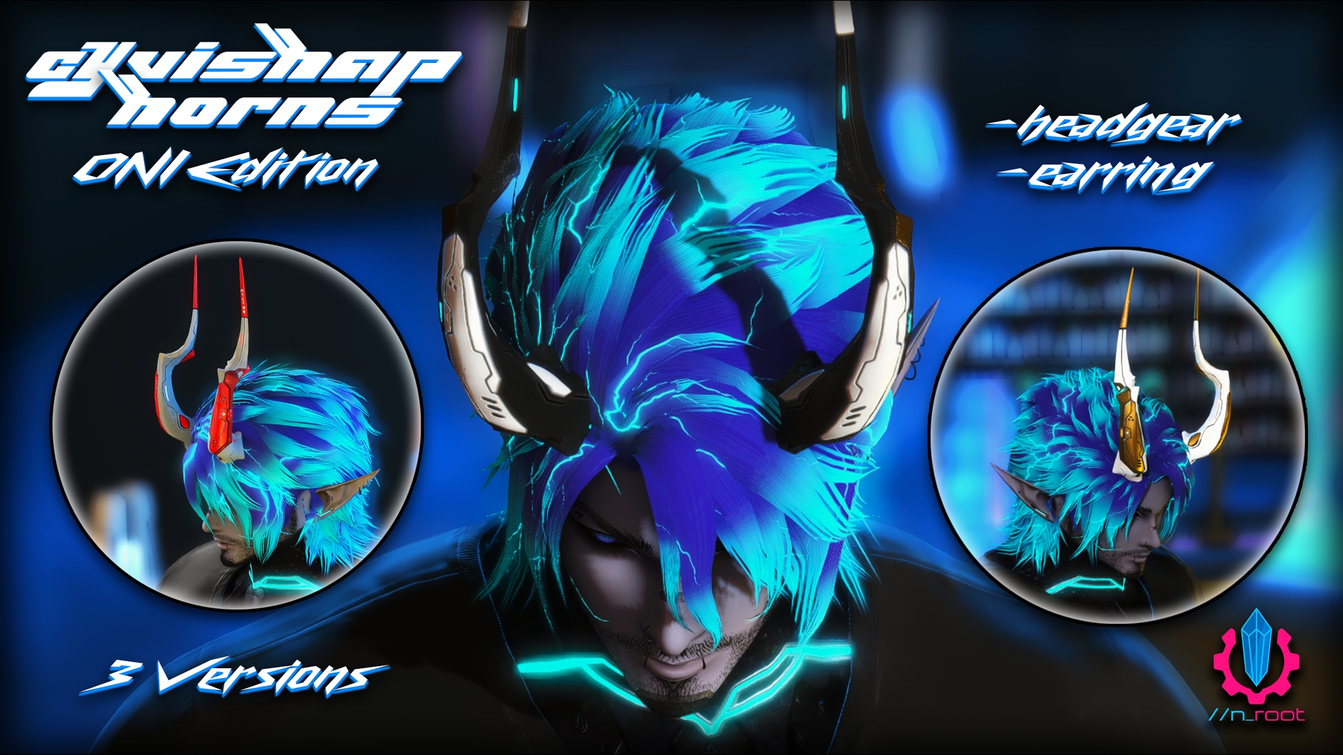 CyVishap Horns ONI Edition | XIV Mod Archive