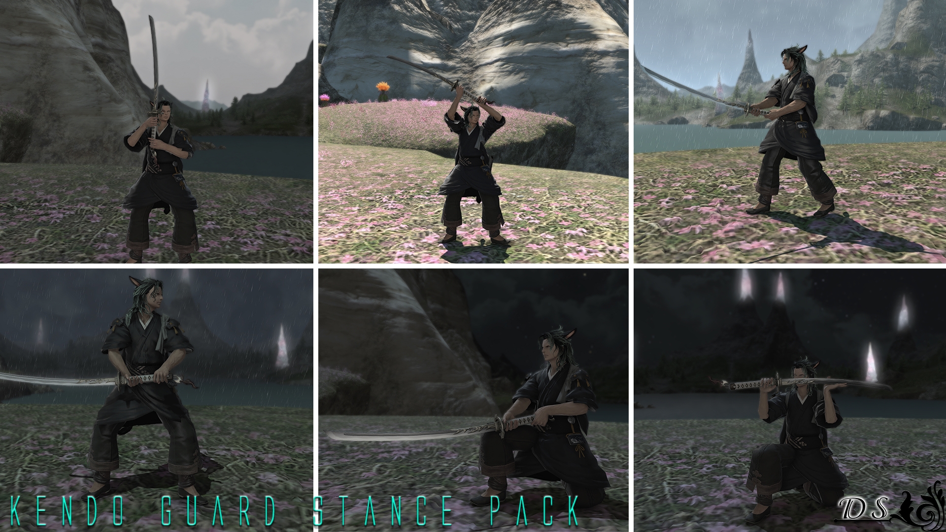 Kendo Guard Stance Pack | XIV Mod Archive