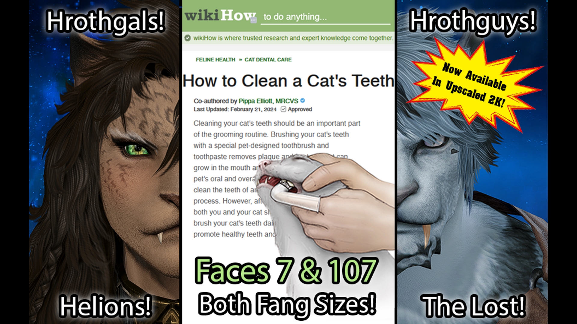 Hrothgar Clean Teeth - 2K Edition | XIV Mod Archive
