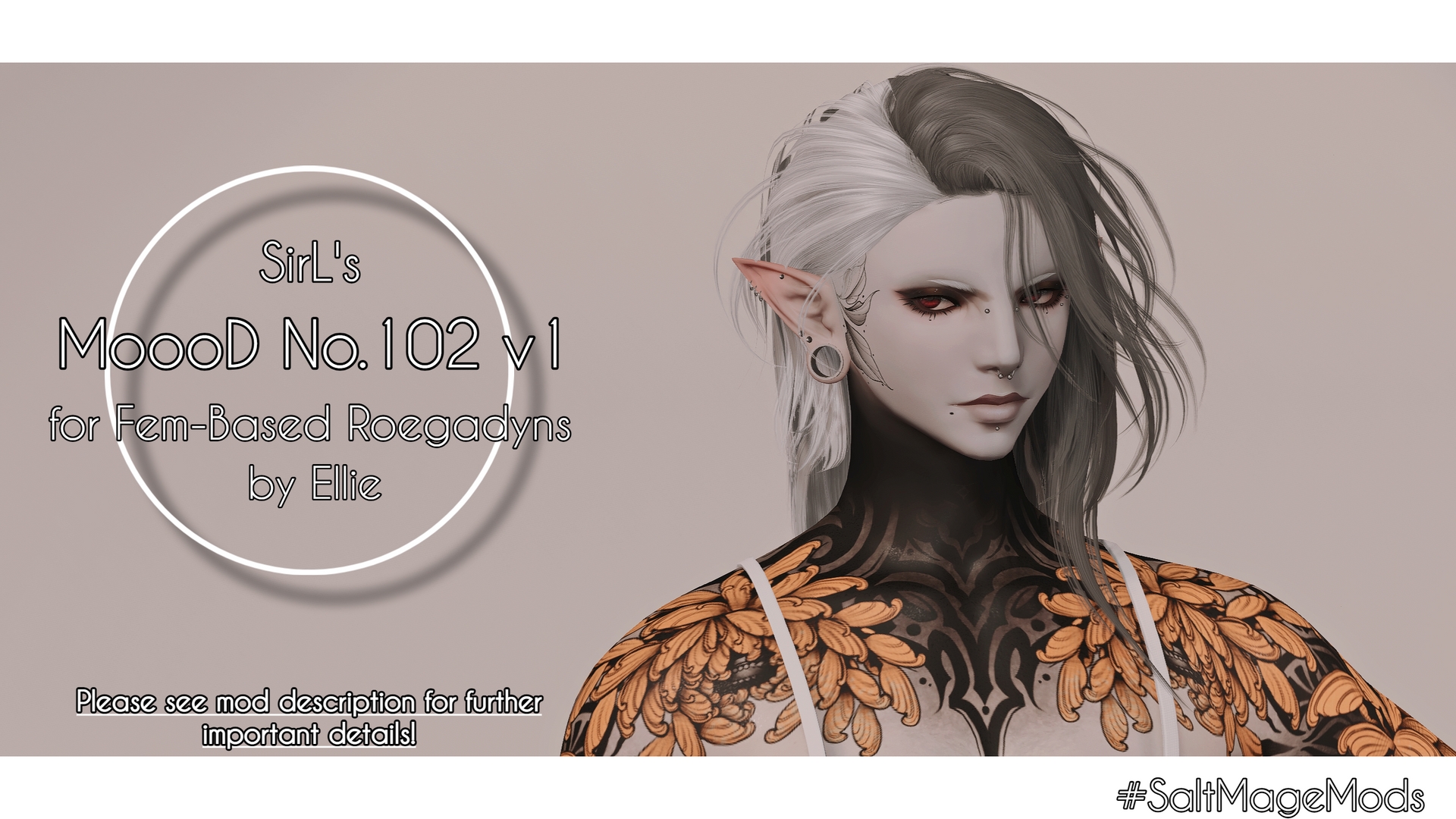 [SME] MoooD No.102 v1 - Fem Roegadyn | XIV Mod Archive
