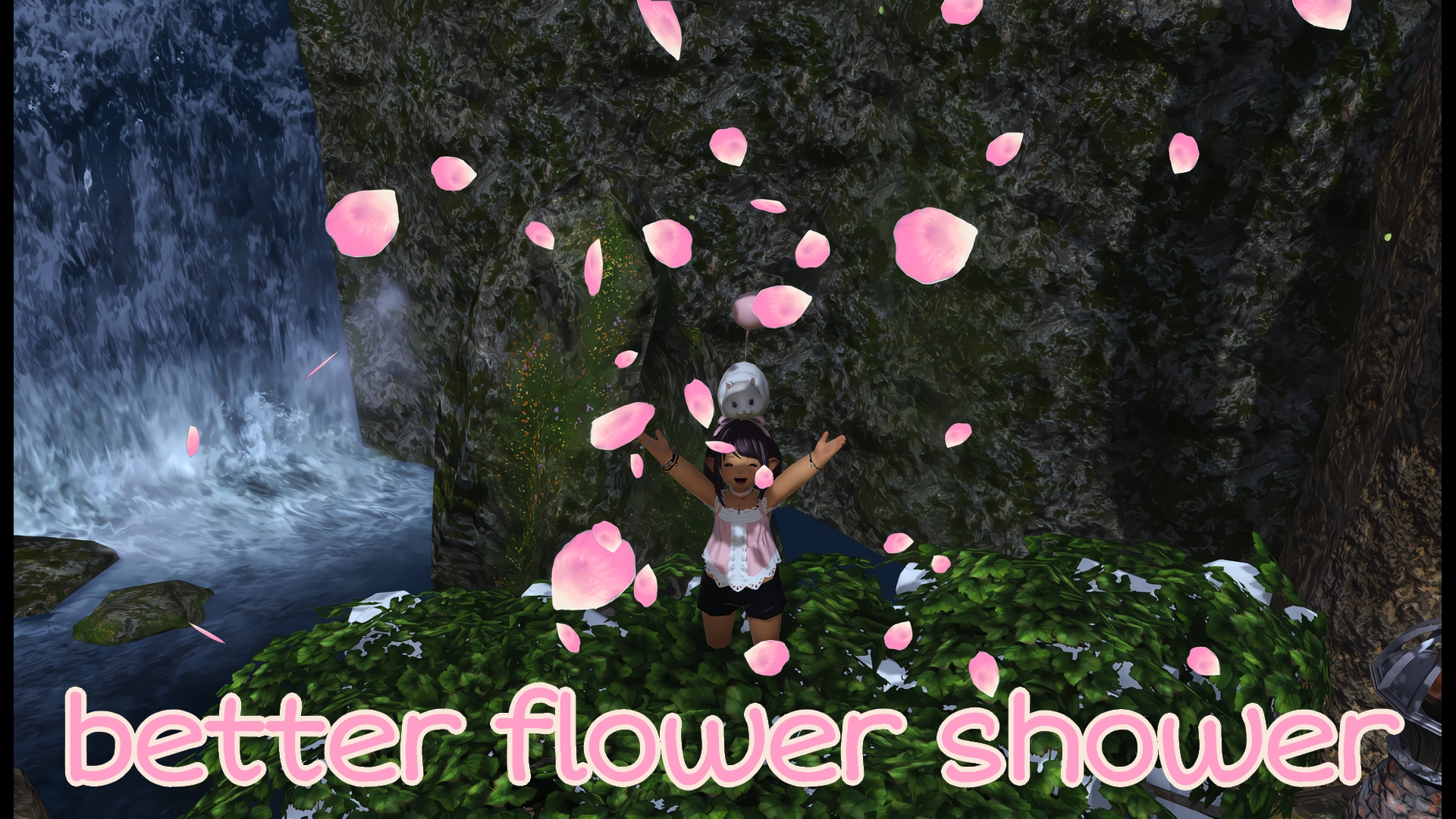 ୨୧ better flower shower | XIV Mod Archive