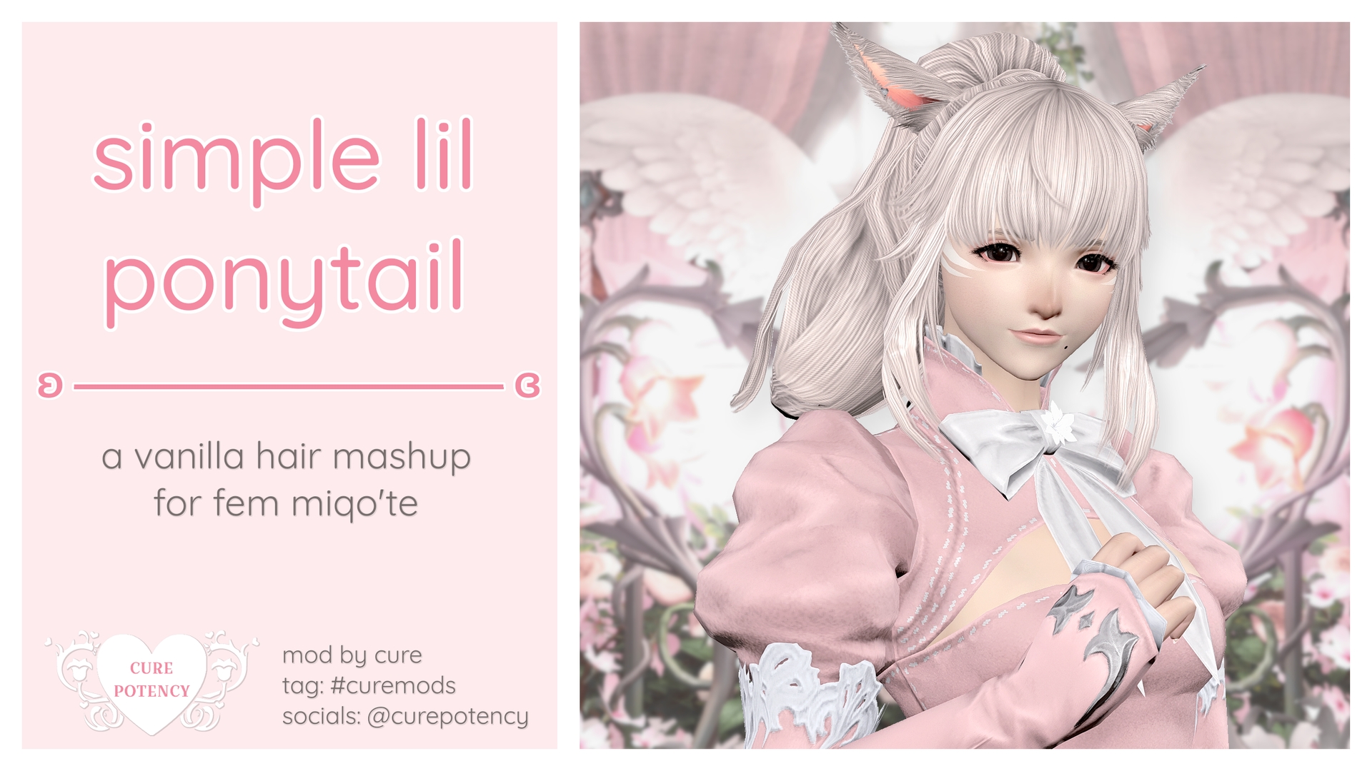 Simple Lil Ponytail (DT update) | XIV Mod Archive