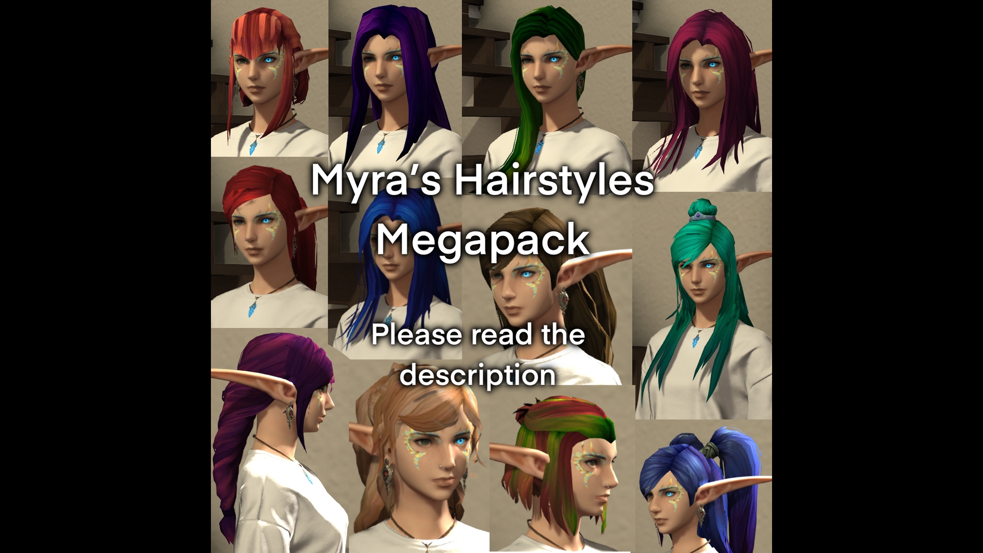 Myra's Hairstyle Megapack | XIV Mod Archive