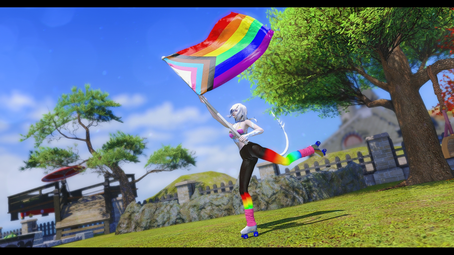 VStudio - Pride Flag Wave! | XIV Mod Archive