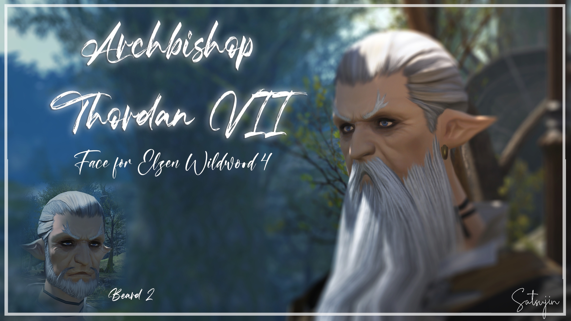 Archbishop Thordan VII's Face for Elzen Wildwood 4 | XIV Mod Archive