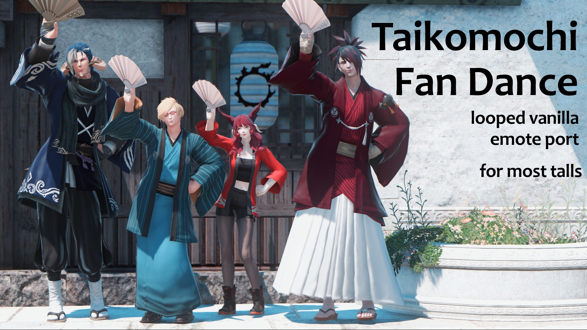 Hildibrand Taikomochi Fan Dance on Step Dance (Updated!) | XIV Mod Archive
