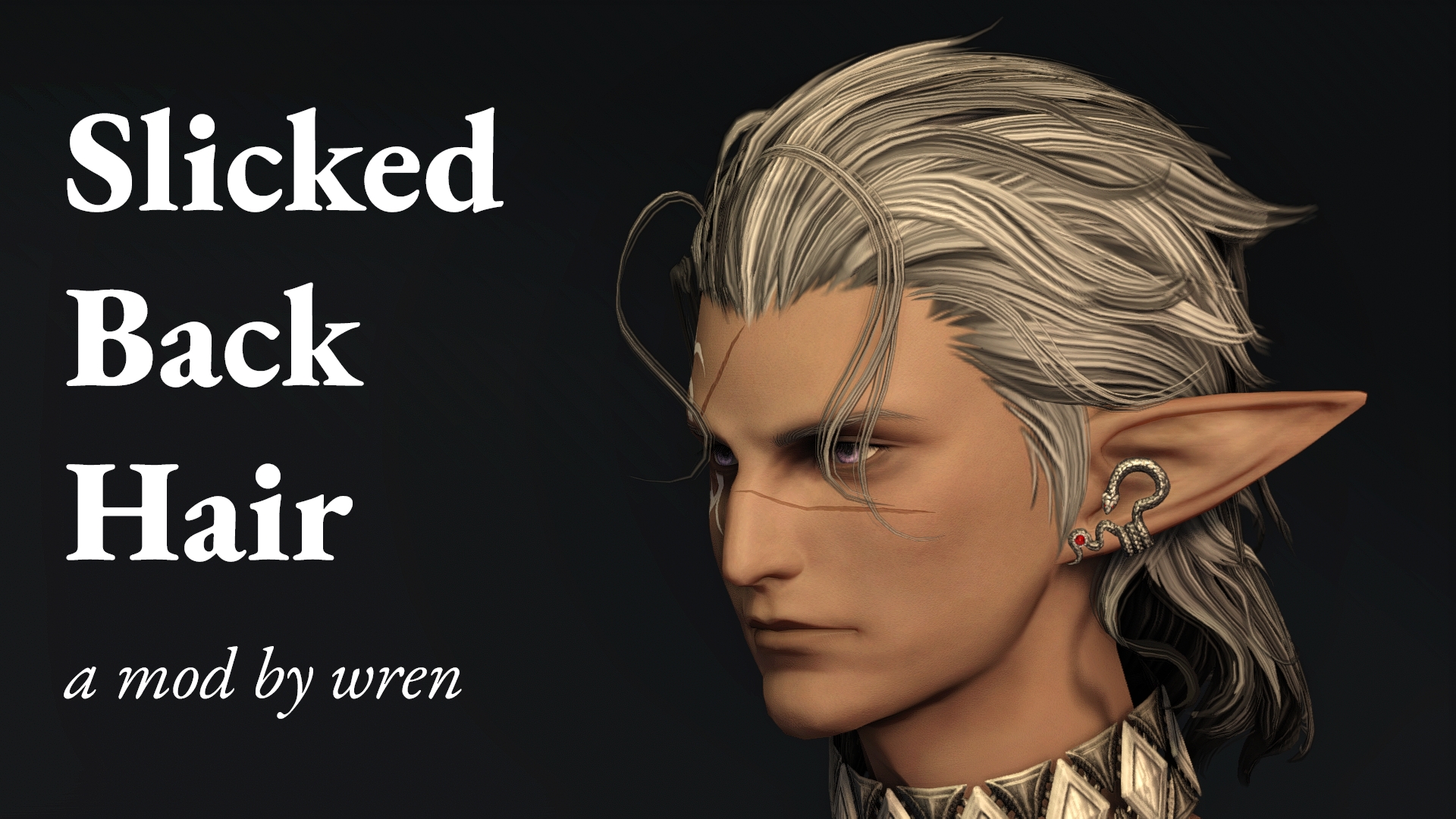Slicked Back Hair | XIV Mod Archive