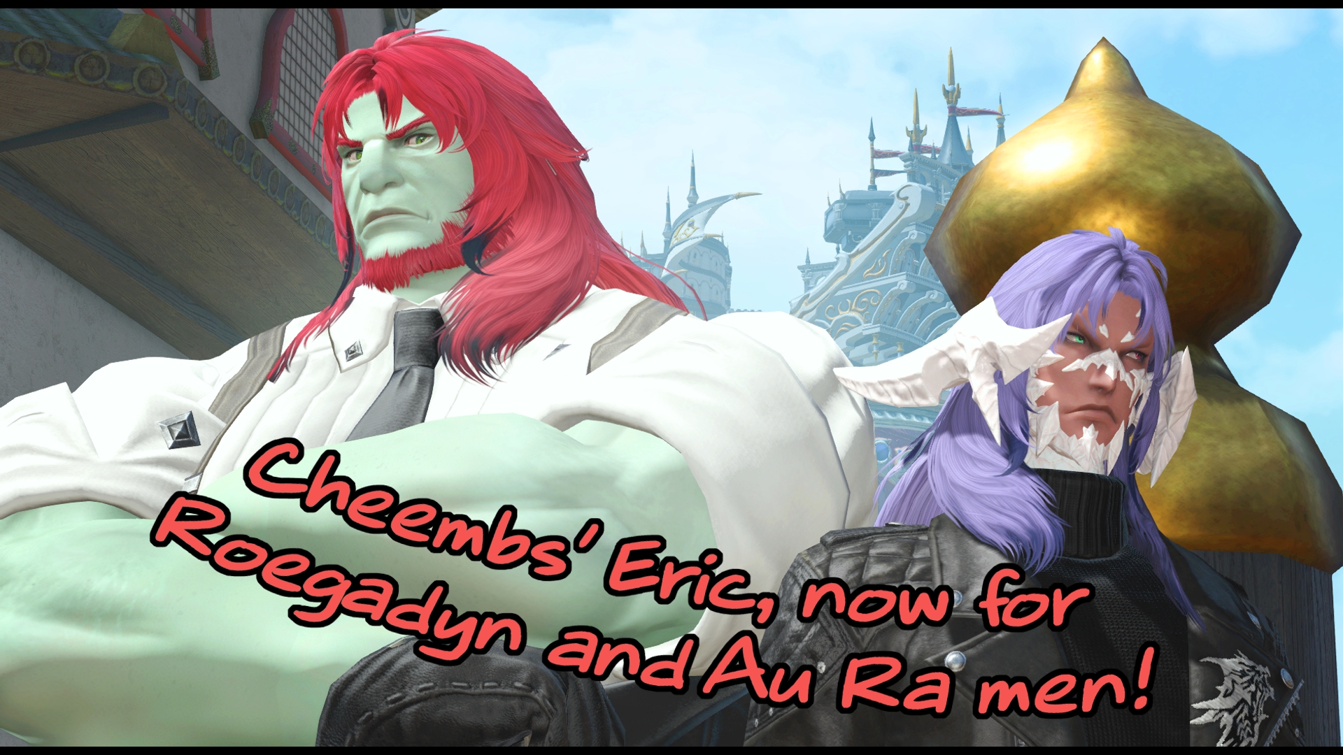 Eric hair for Roegadyn and Au Ra men! | XIV Mod Archive
