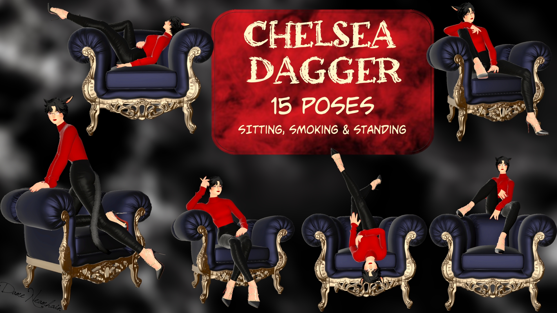 Chelsea Dagger [Pose Pack] | XIV Mod Archive