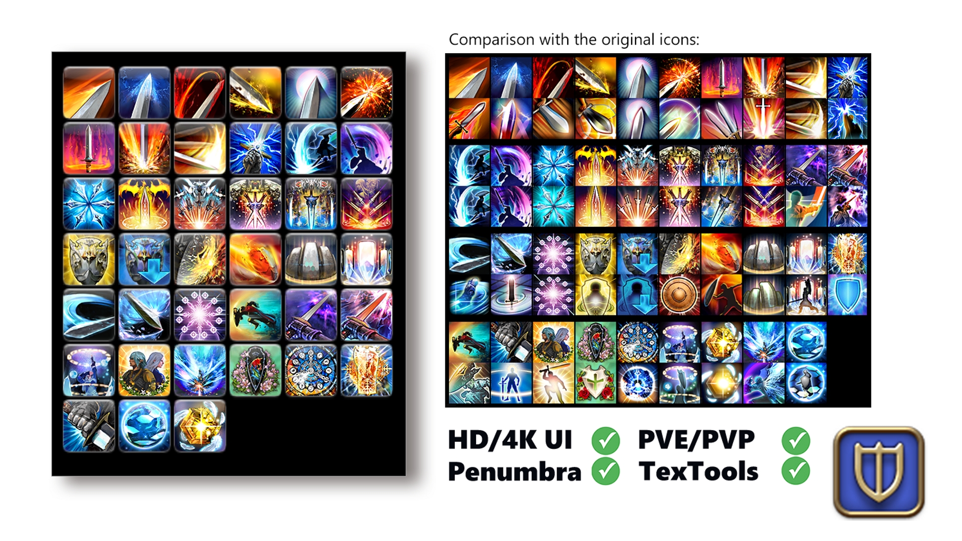 DSR Paladin Skill Icons | XIV Mod Archive