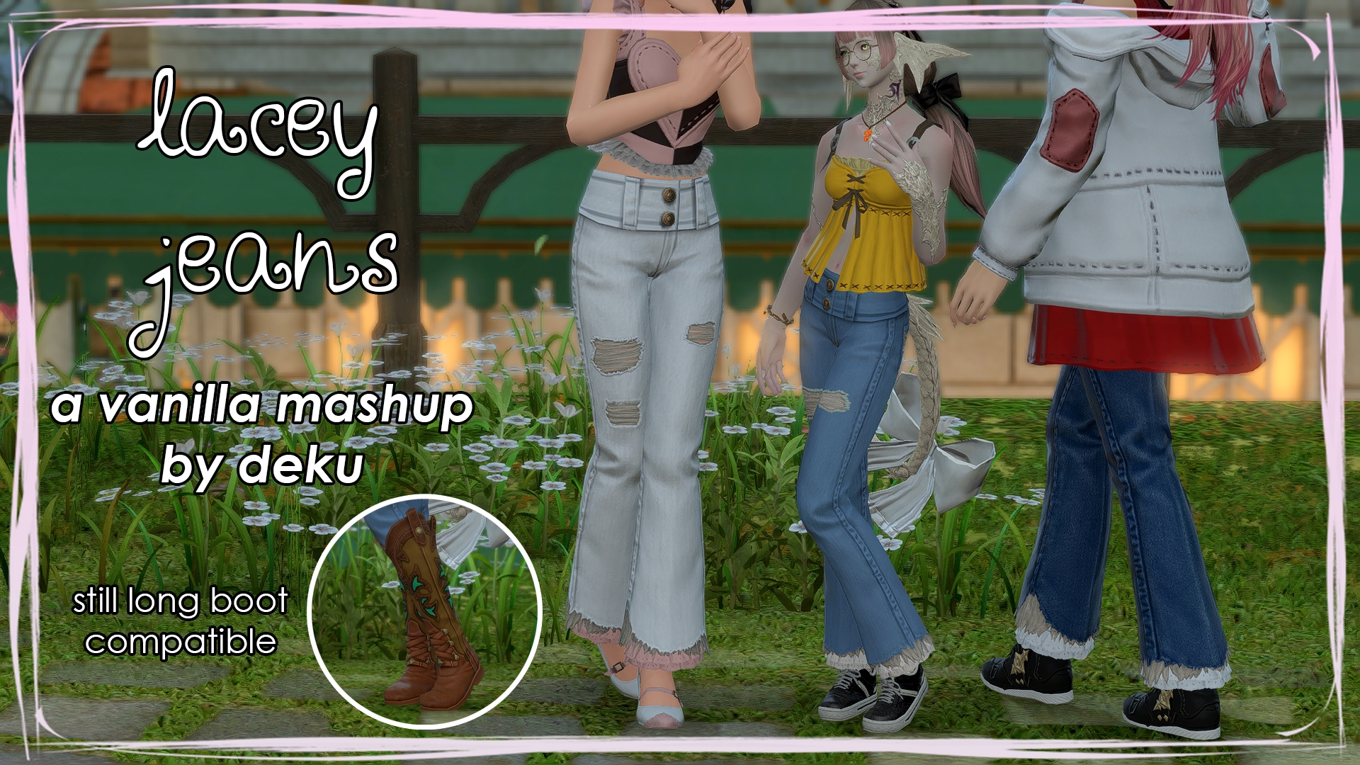 lacey jeans | XIV Mod Archive