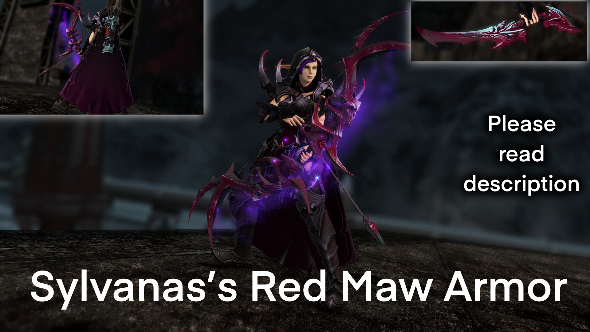Sylvanas's Red Maw Armor | XIV Mod Archive