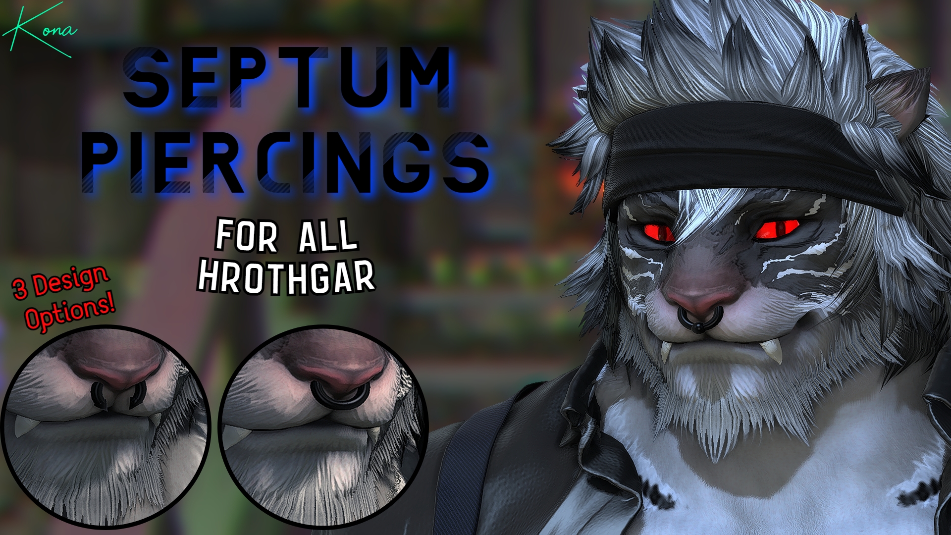 Septum Piercings For All Hrothgar | XIV Mod Archive